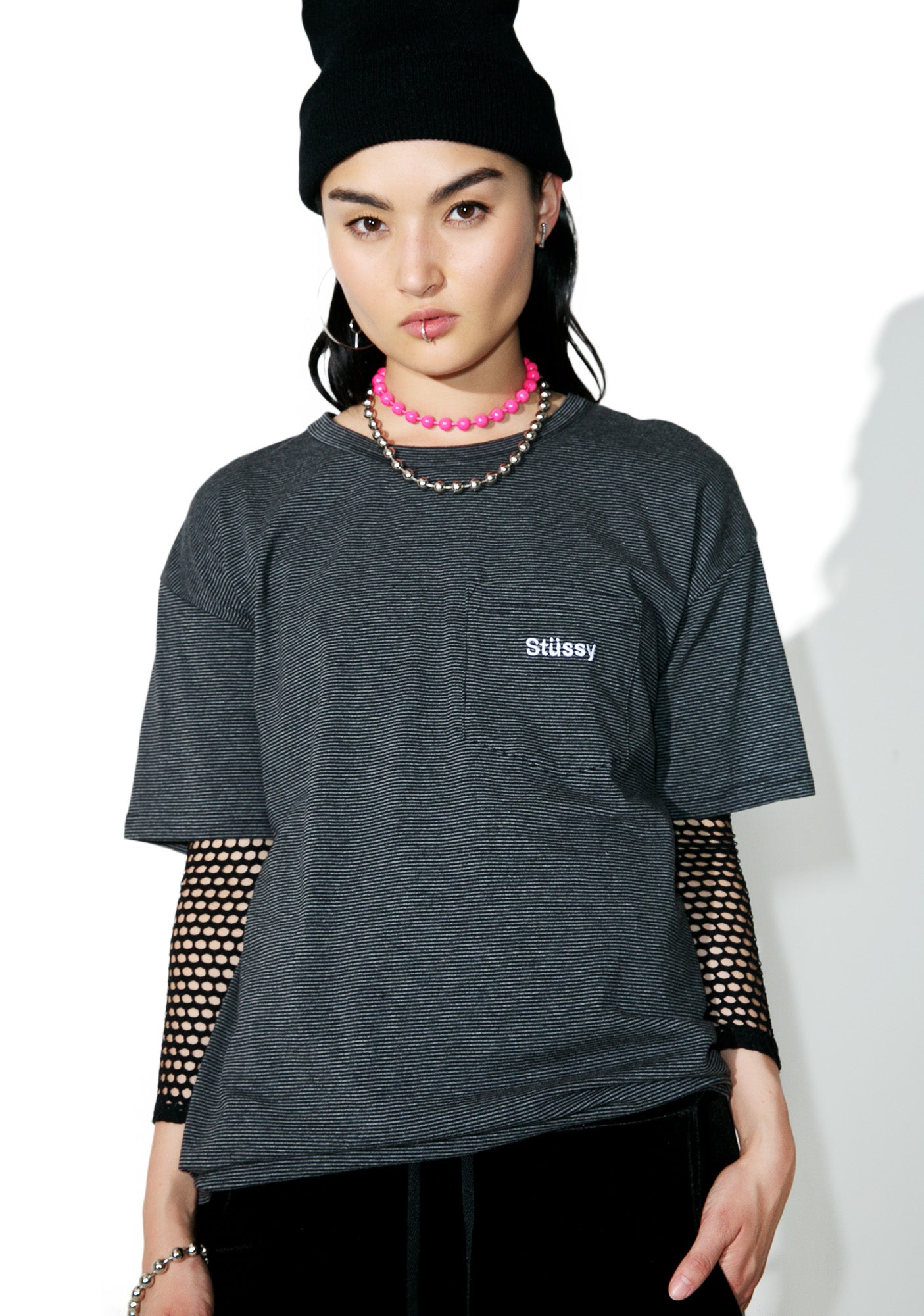 Sunset Striped Tee – Dolls Kill