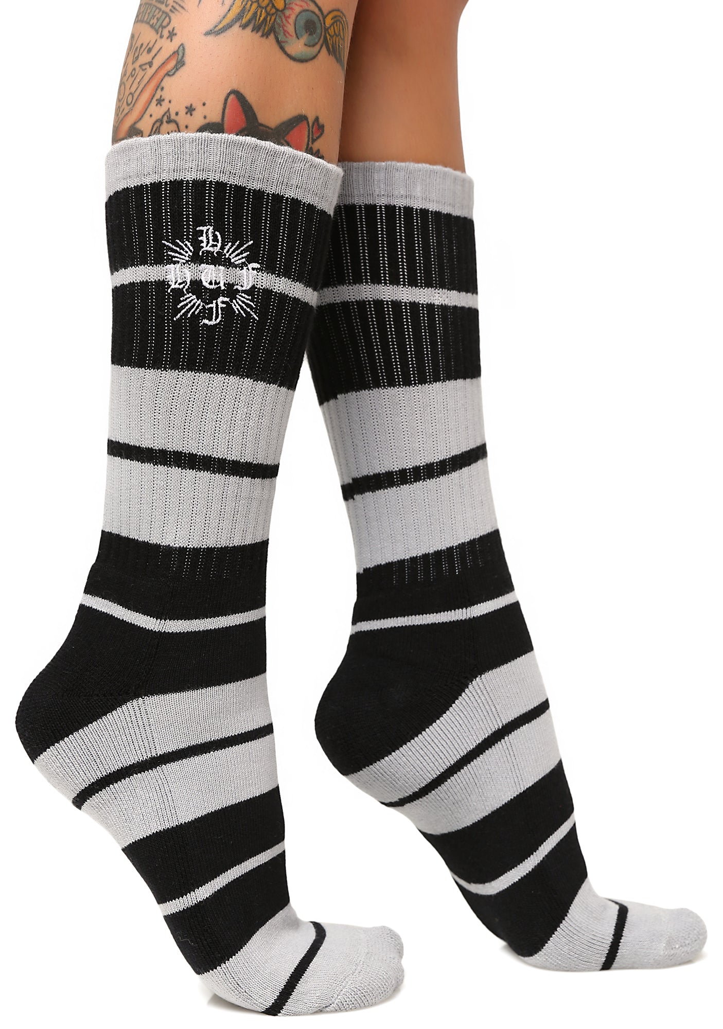 Charlie Don’t Skate Crew Sock – Dolls Kill