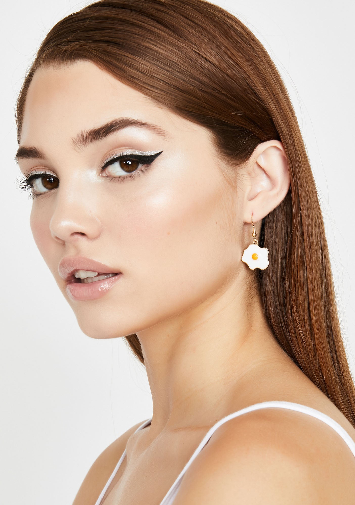 Egg Charm Drop Earrings – Dolls Kill