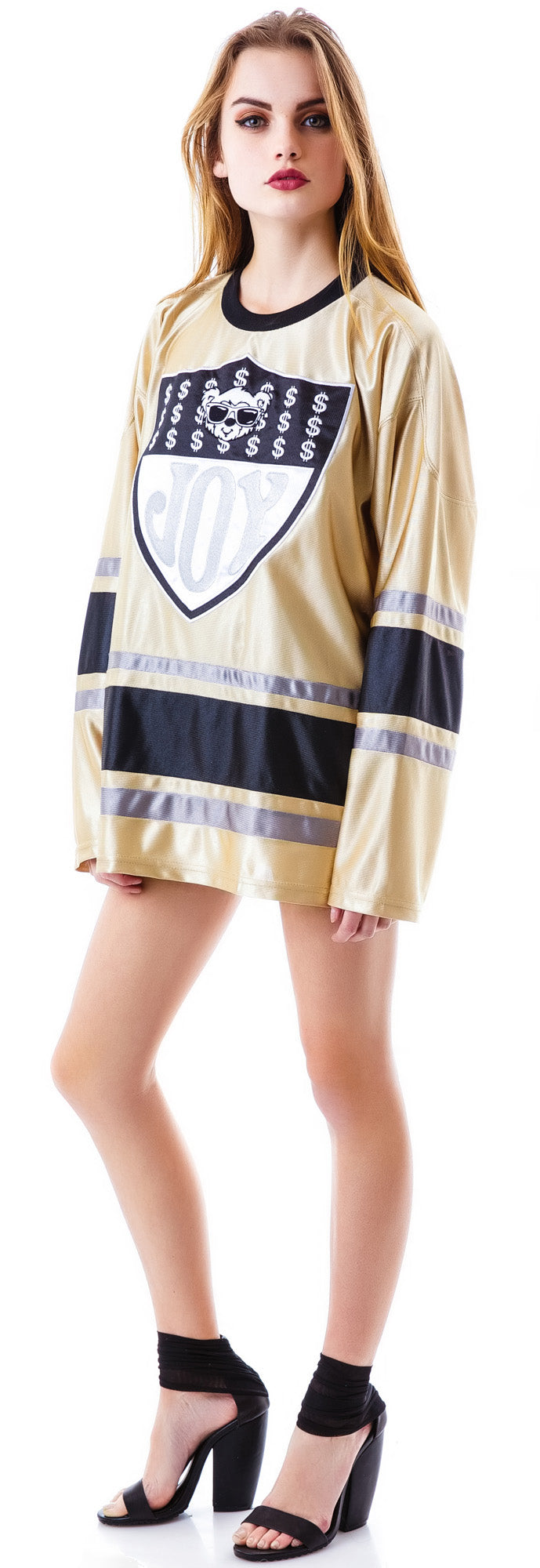 Joy Team Logo Athletic Long Sleeve Tee – Dolls Kill