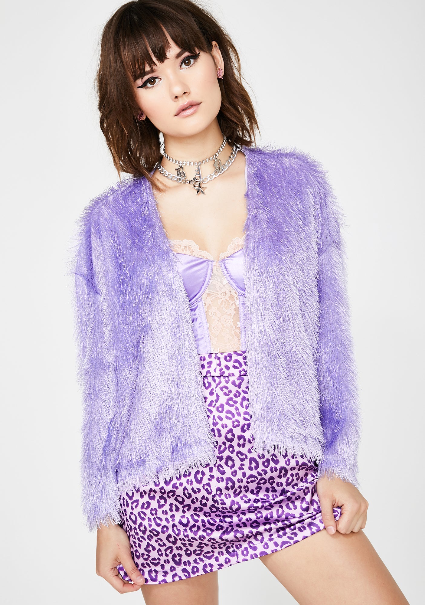 Prima Donna Faux Fur Jacket – Dolls Kill