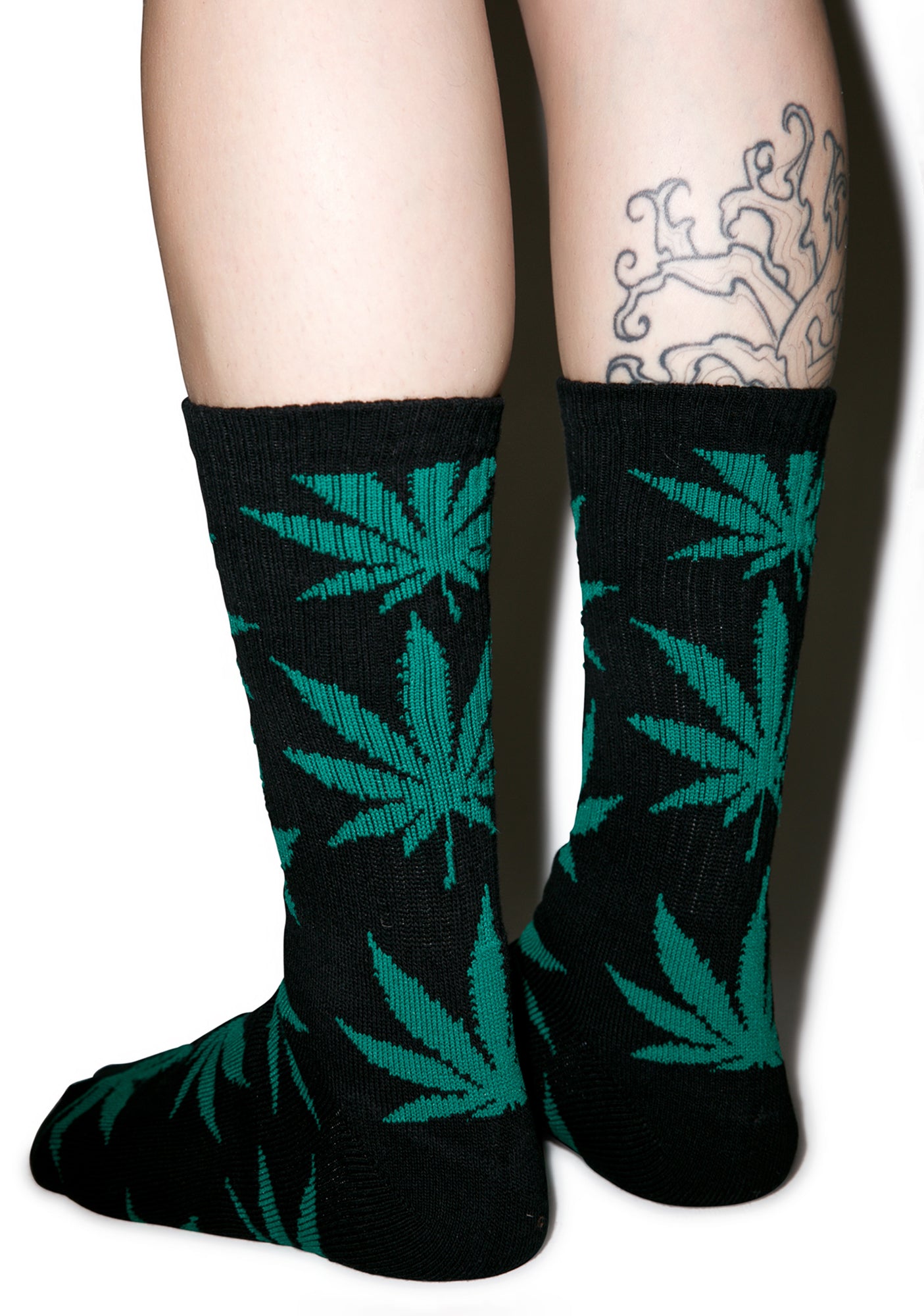 Forest Plantlife Crew Sock – Dolls Kill