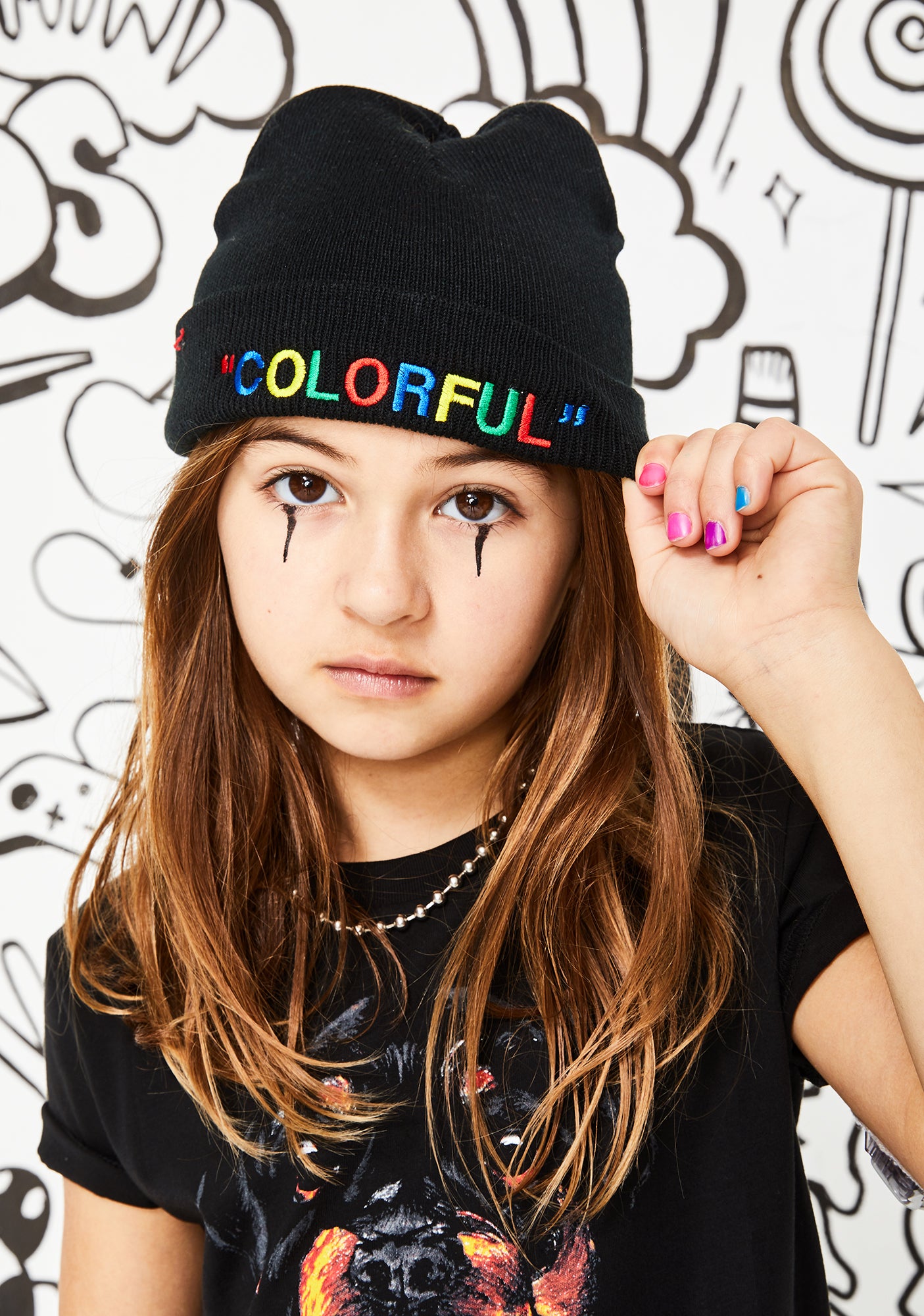 Colorful Beanie – Dolls Kill