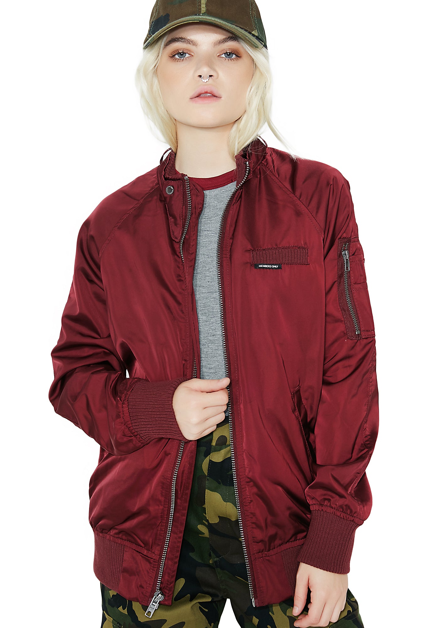 Satin Boyfriend Bomber Jacket – Dolls Kill