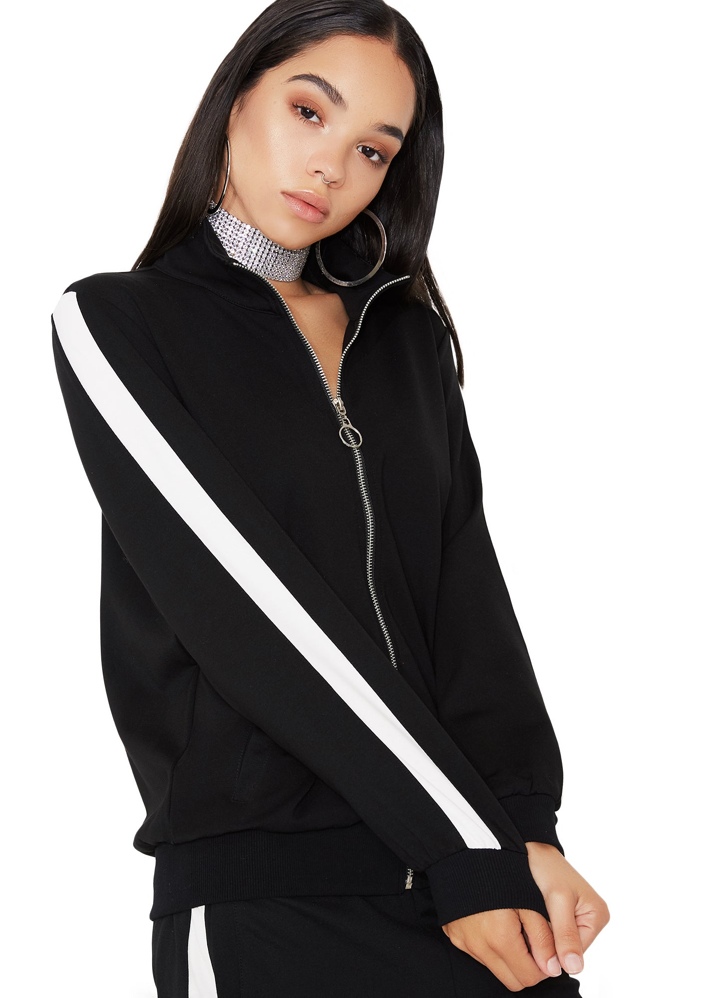 Striped Track Jacket – Dolls Kill