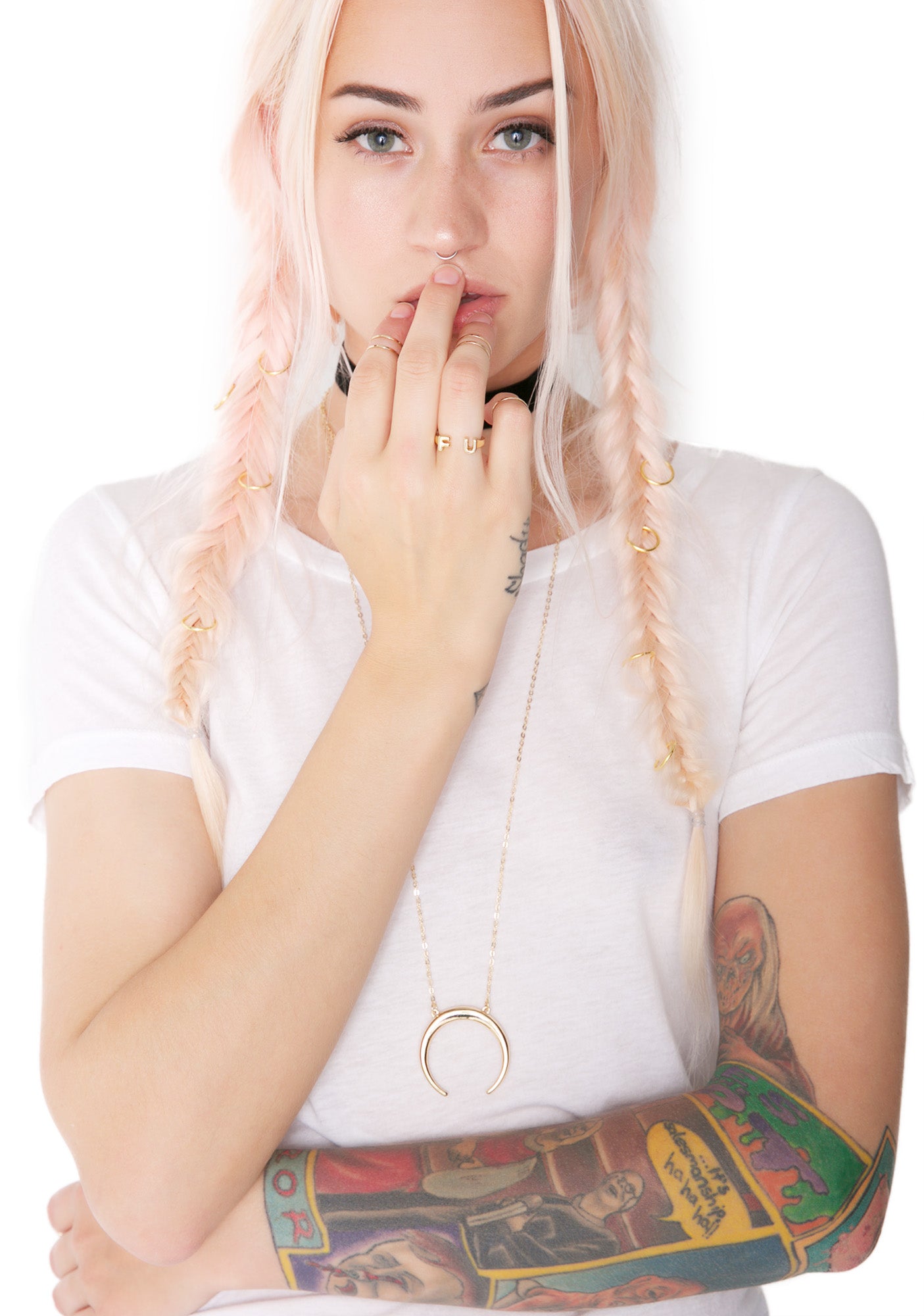 Fuck You Gold Ring – Dolls Kill