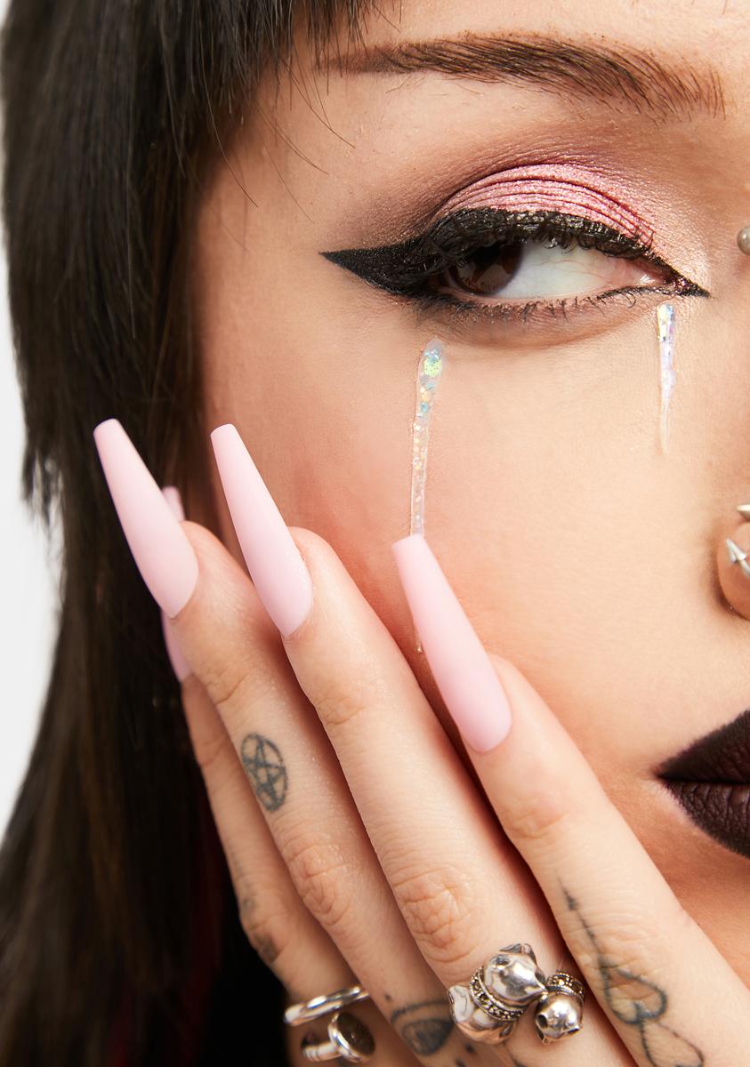 Stonehart Glitter Tear Gems - Silver – Dolls Kill