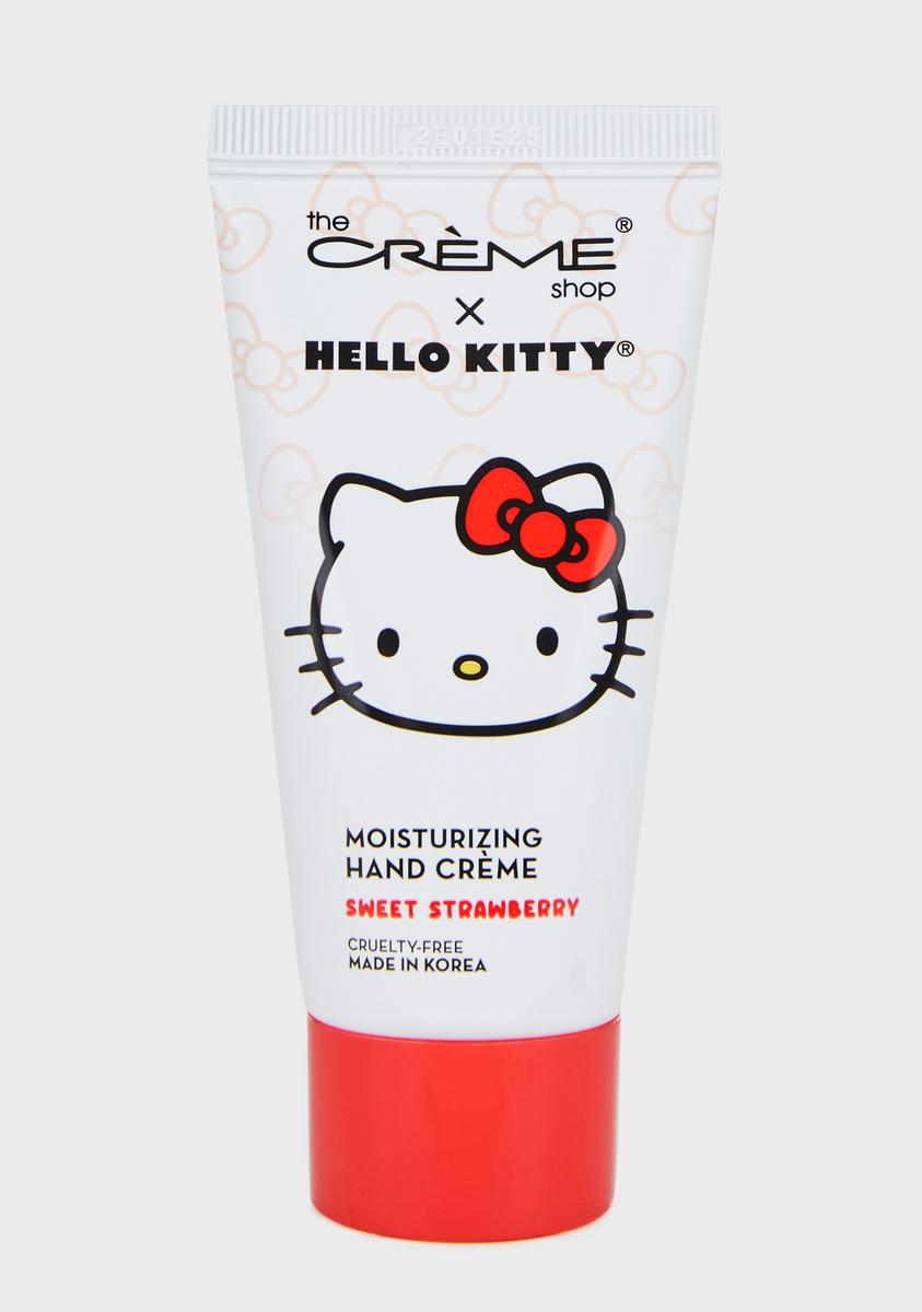 The Creme Shop Hello Kitty Moisturizing Creme Strawberry Red Dolls Kill