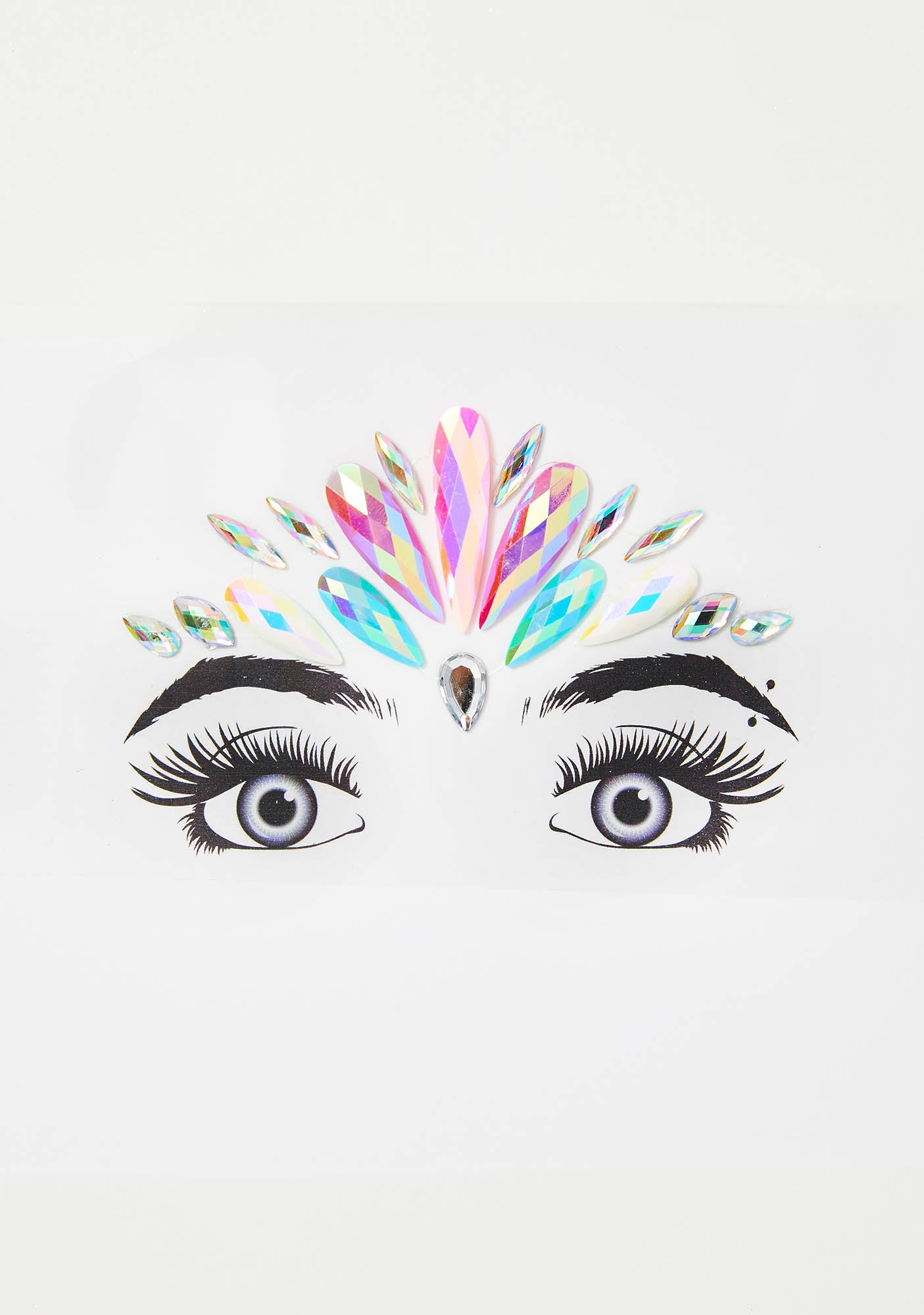 Light Pink Iridescent Face Gems – Dolls Kill