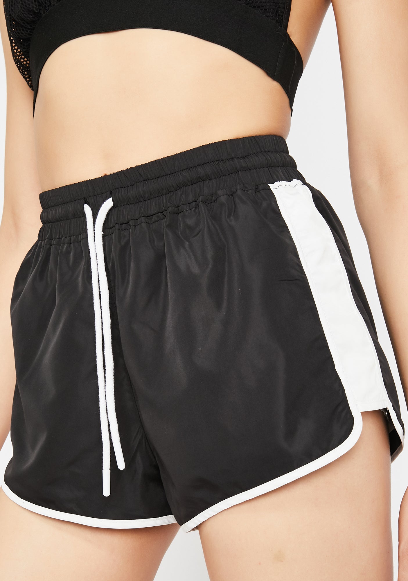 Black Nylon Running Shorts – Dolls Kill