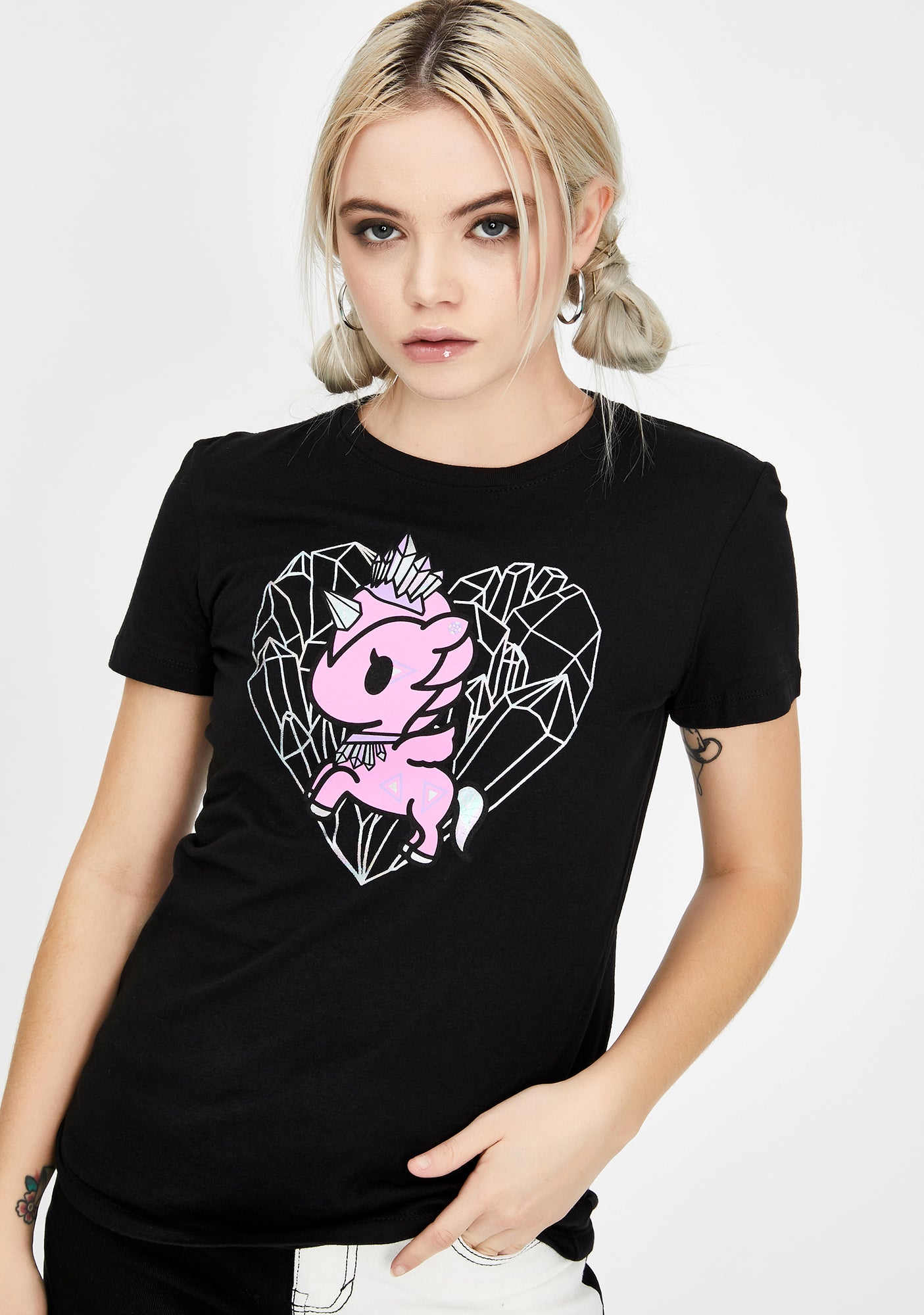 Crystallized Graphic Tee – Dolls Kill