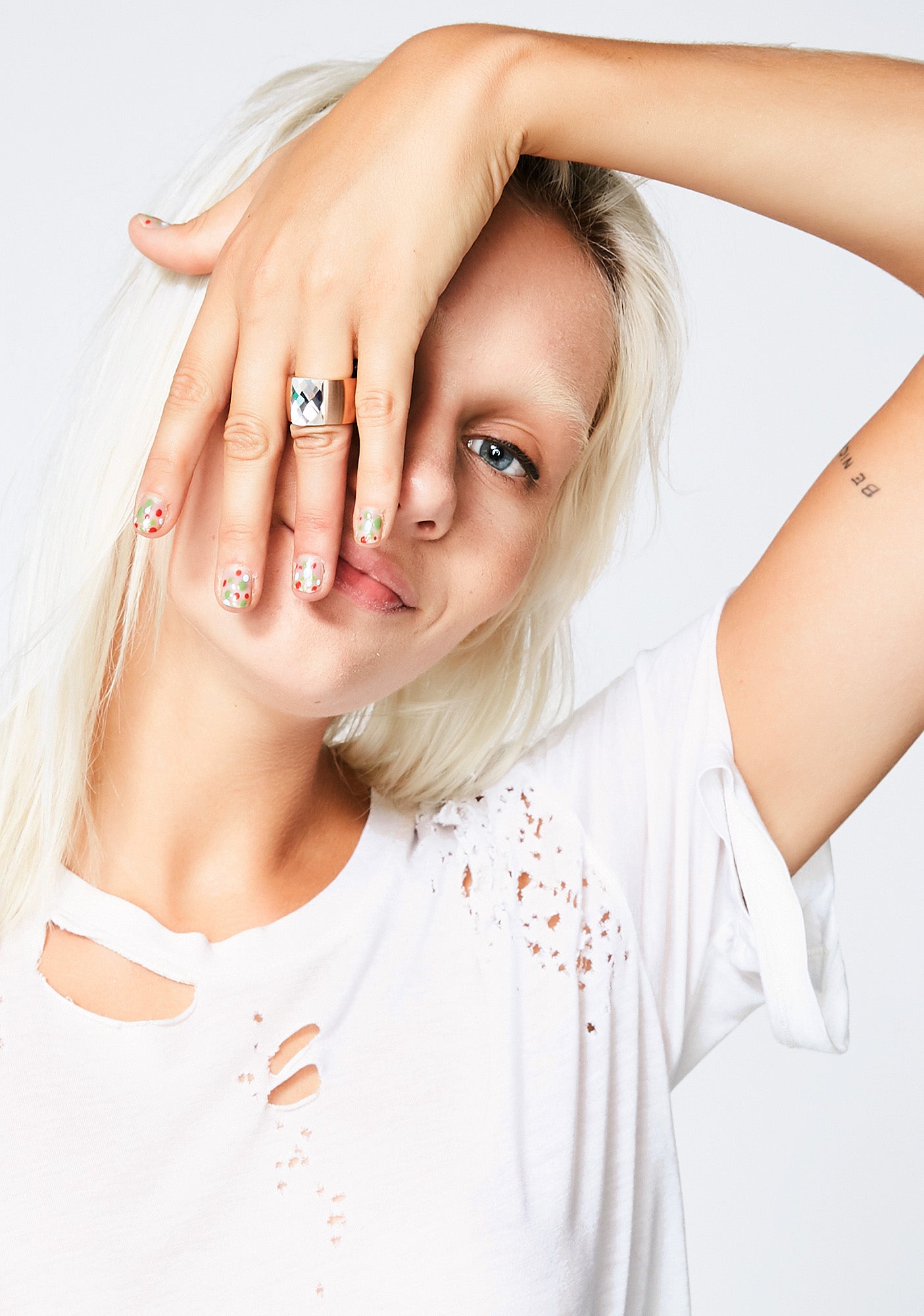 New Bling Rhinestone Ring – Dolls Kill