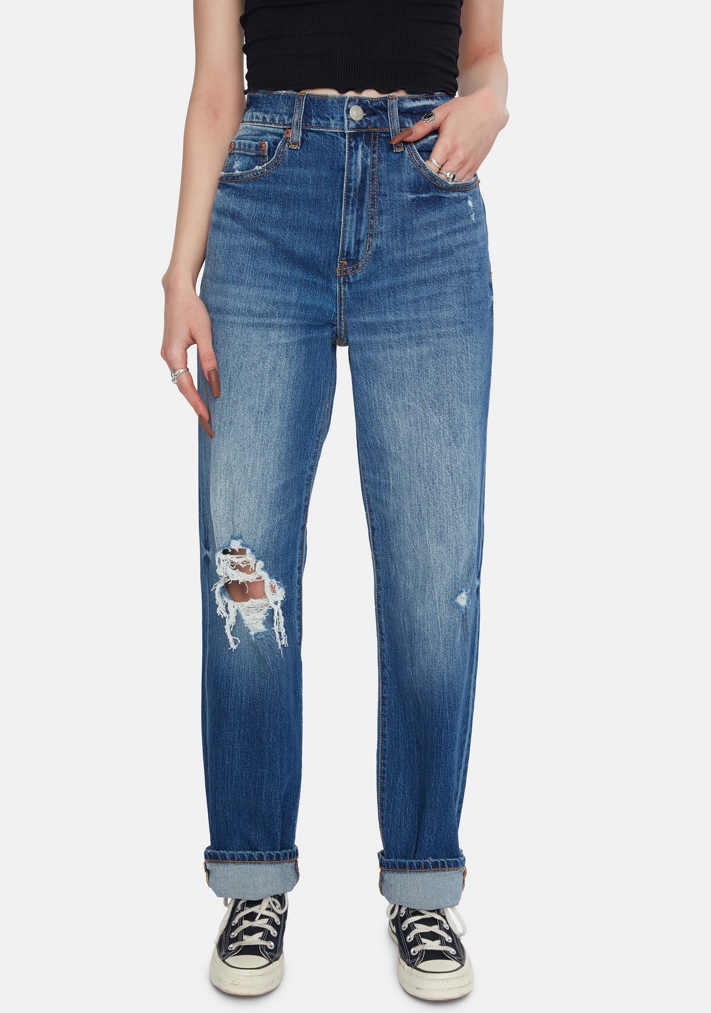 High Times Denim Dad Jeans – Dolls Kill