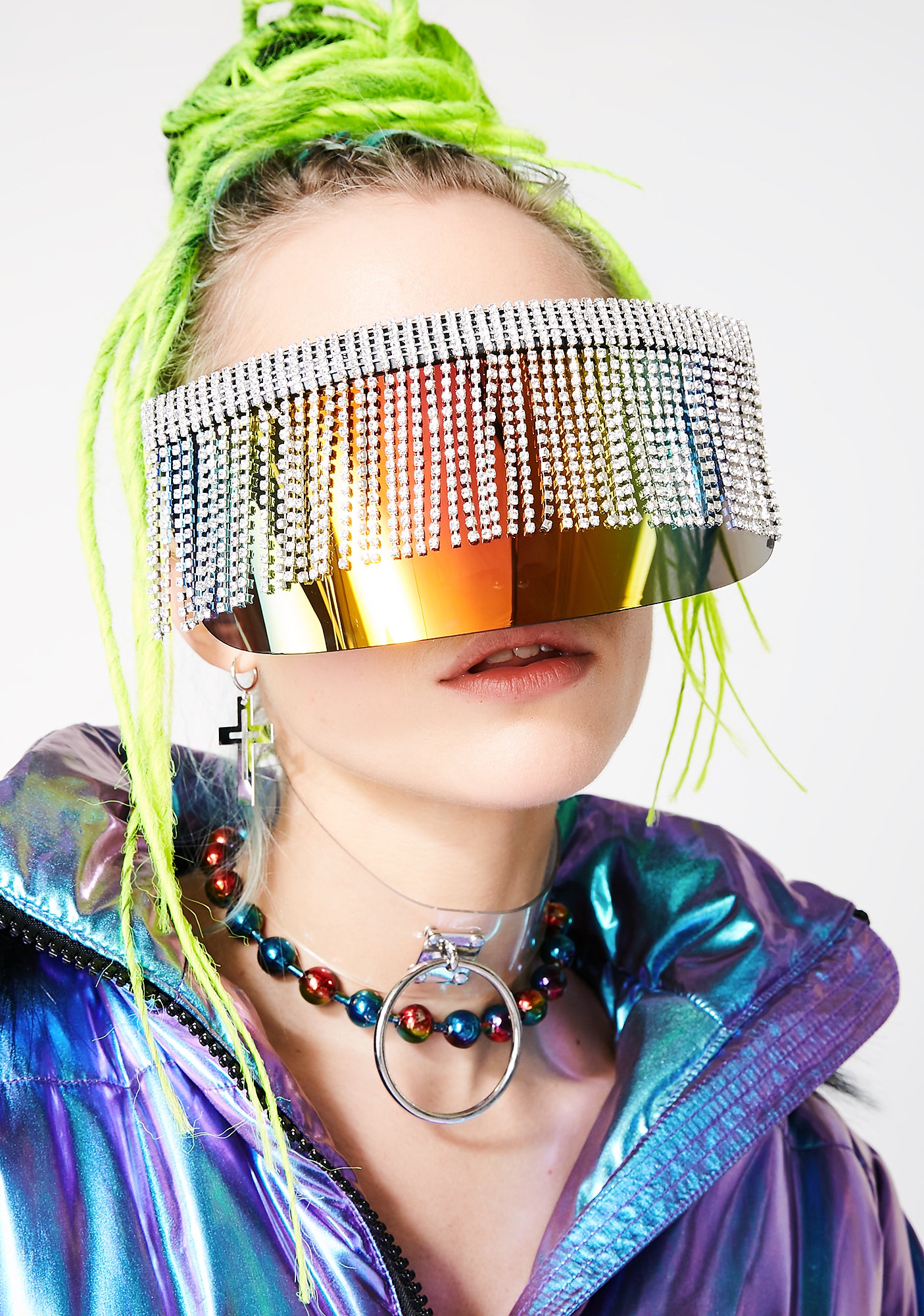 Lightly Frosted Rain Shields – Dolls Kill