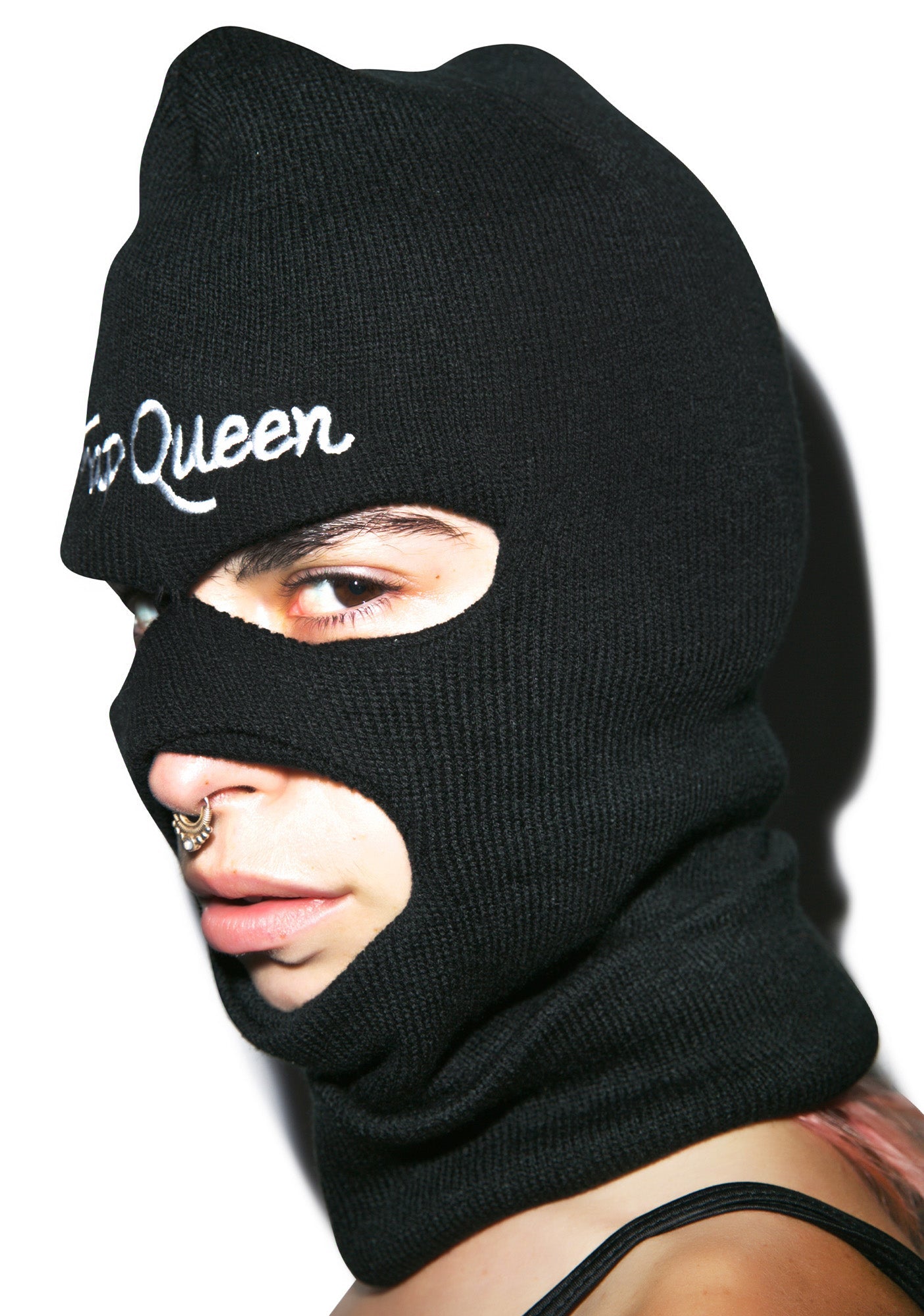 Trap Queen Ski Mask - Black – Dolls Kill