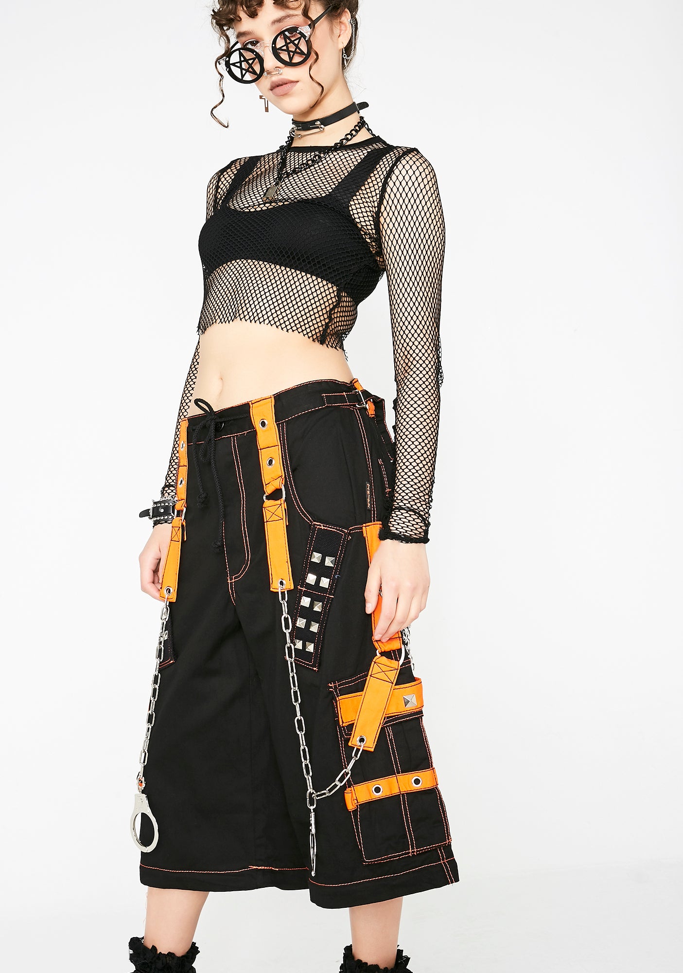 Bitter Lock Up Pants – Dolls Kill