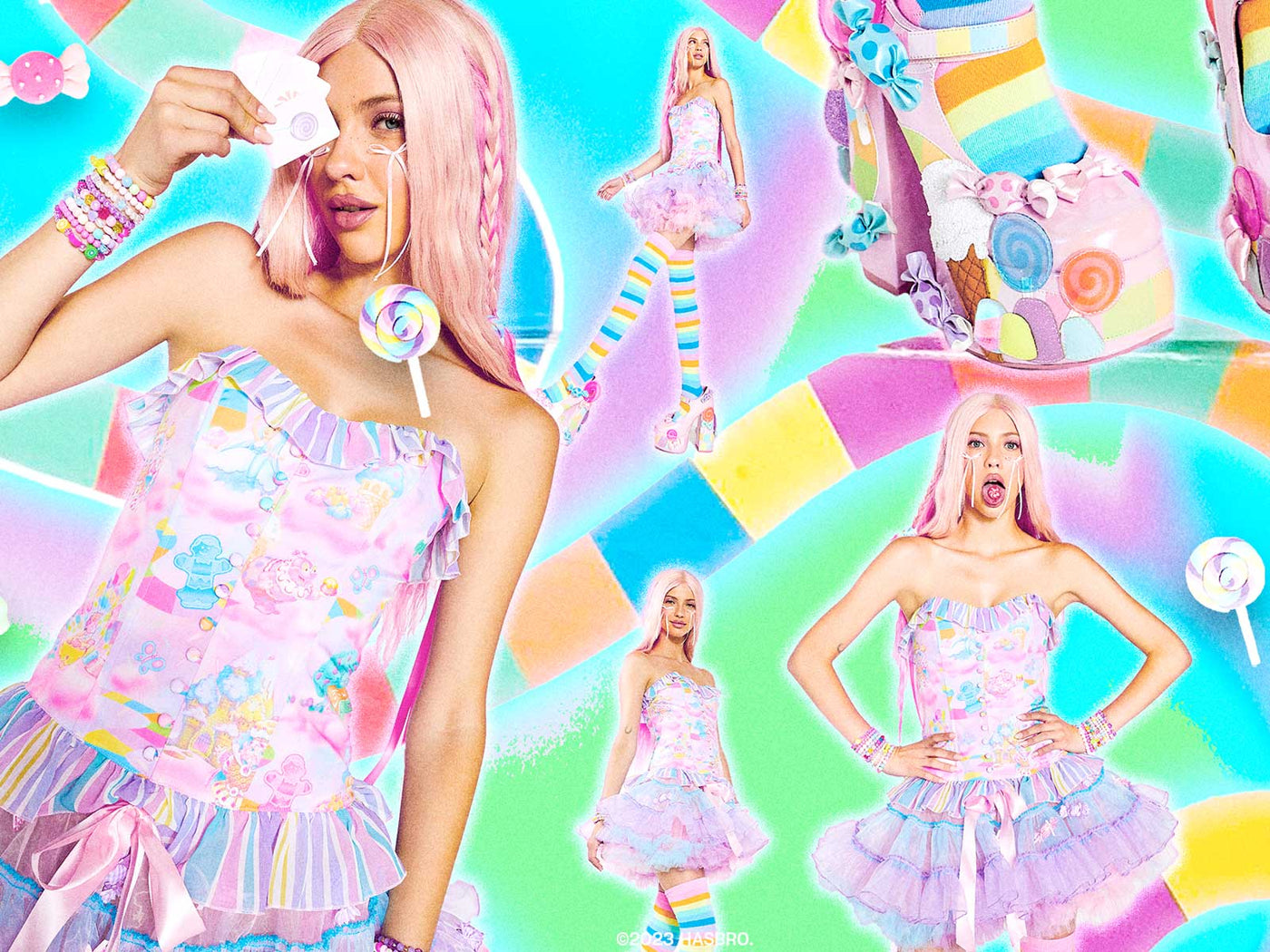 Rhinestone Mesh Underwire Bra Top And Thong Panty - Pink – Dolls Kill