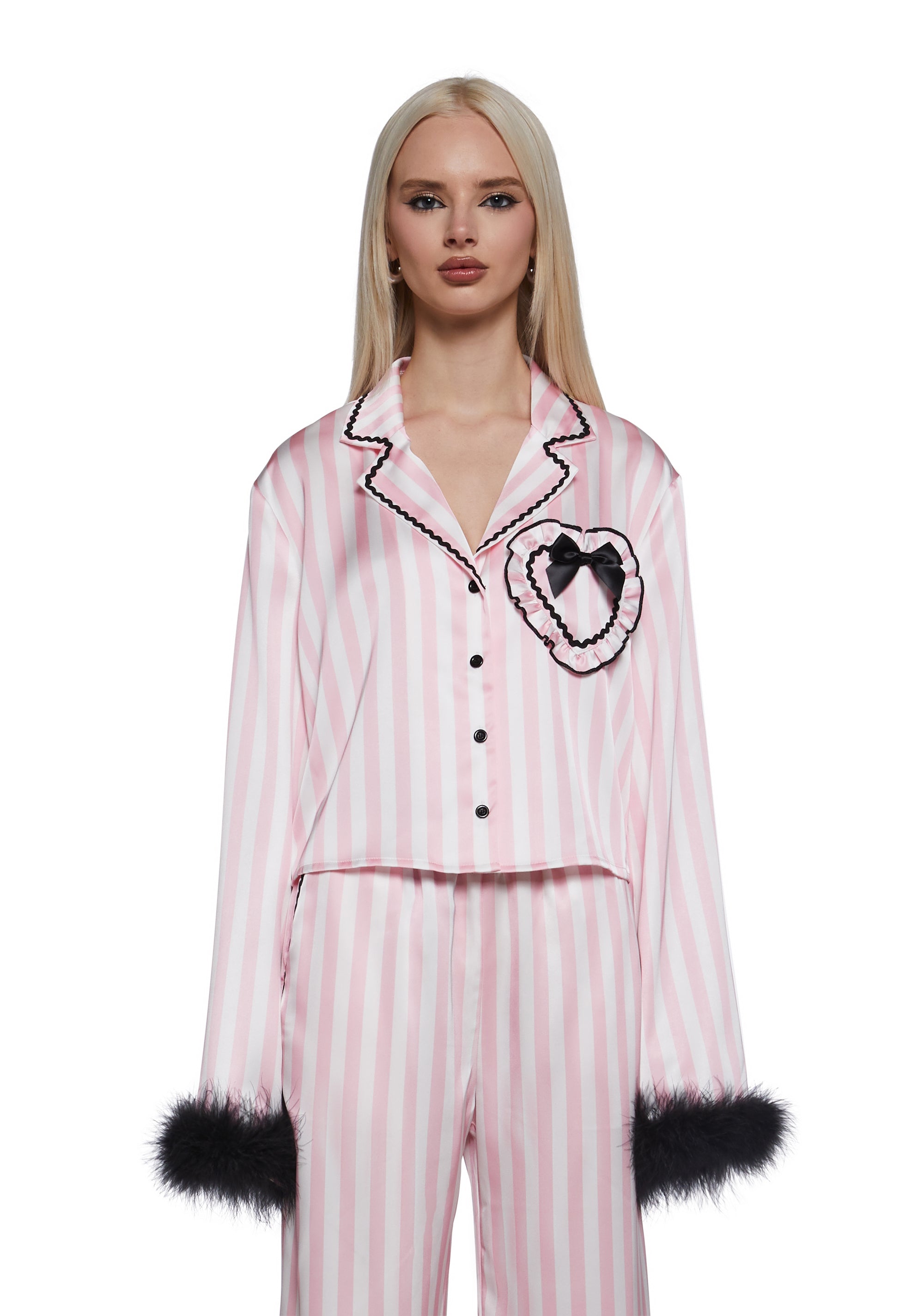 Womens Satin Sleep Shirt - Pink – Dolls Kill