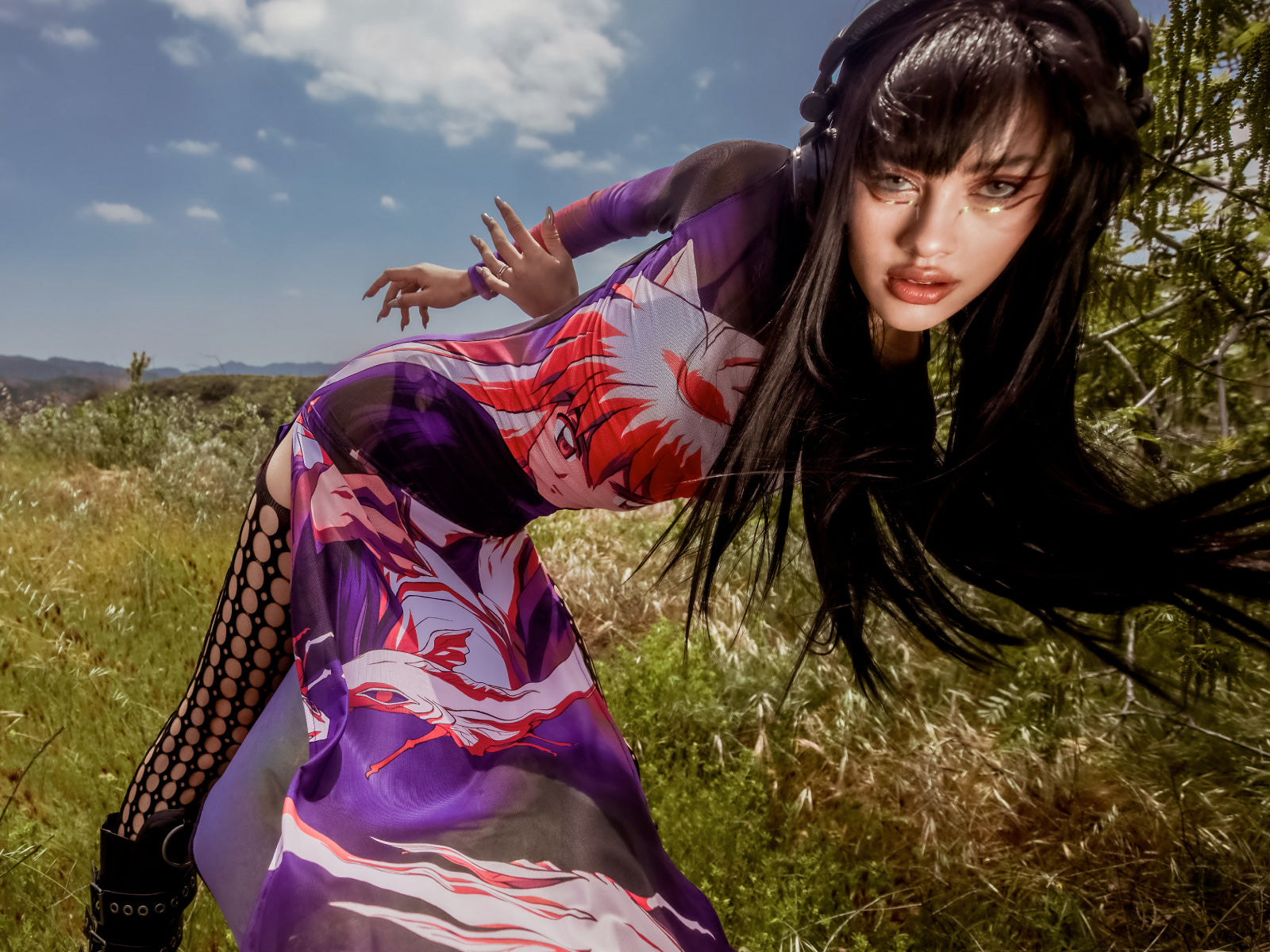 Sheer Fishnet Bow Gloves - Pink – Dolls Kill