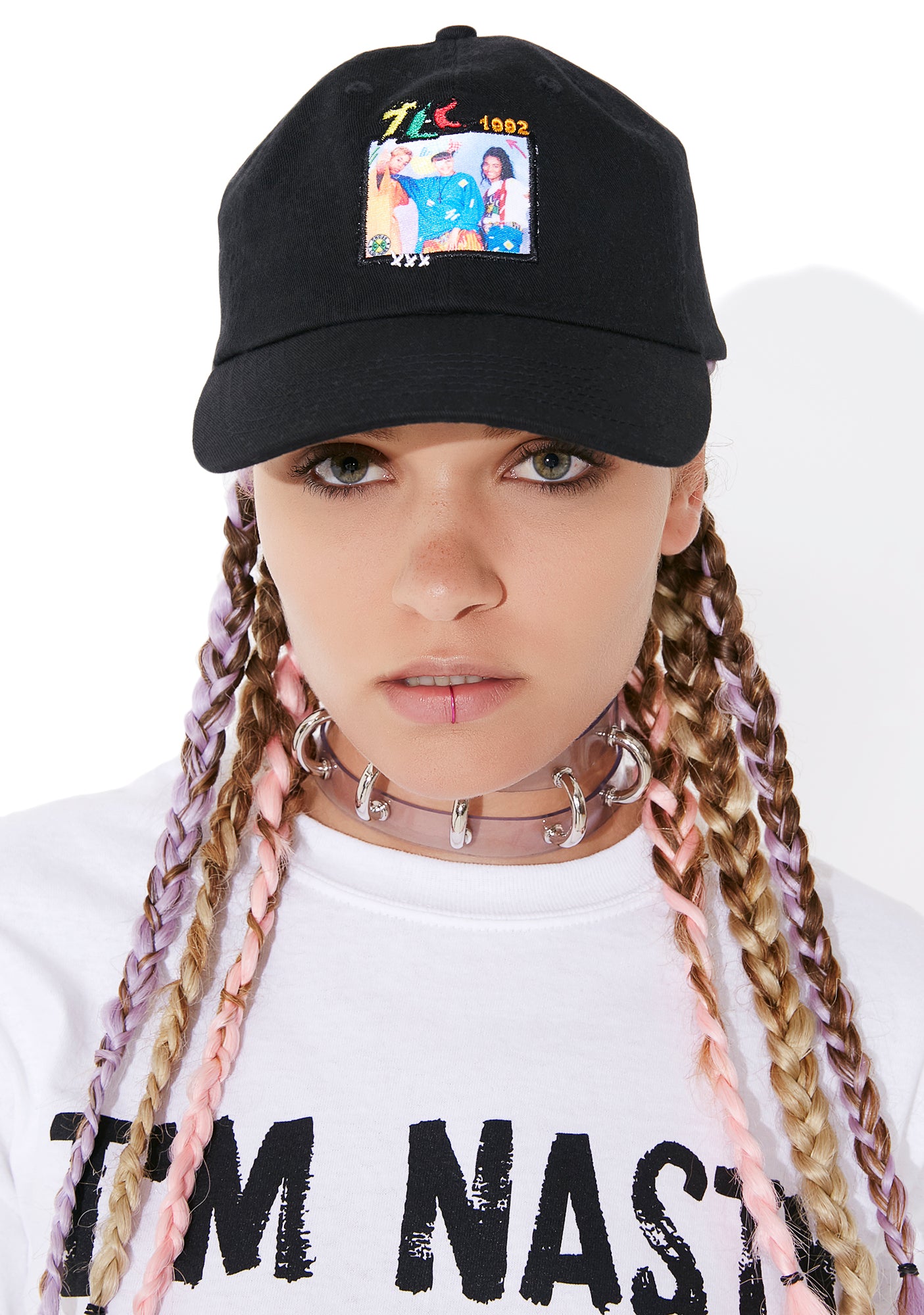 TLC Group Photo Dad Hat – Dolls Kill