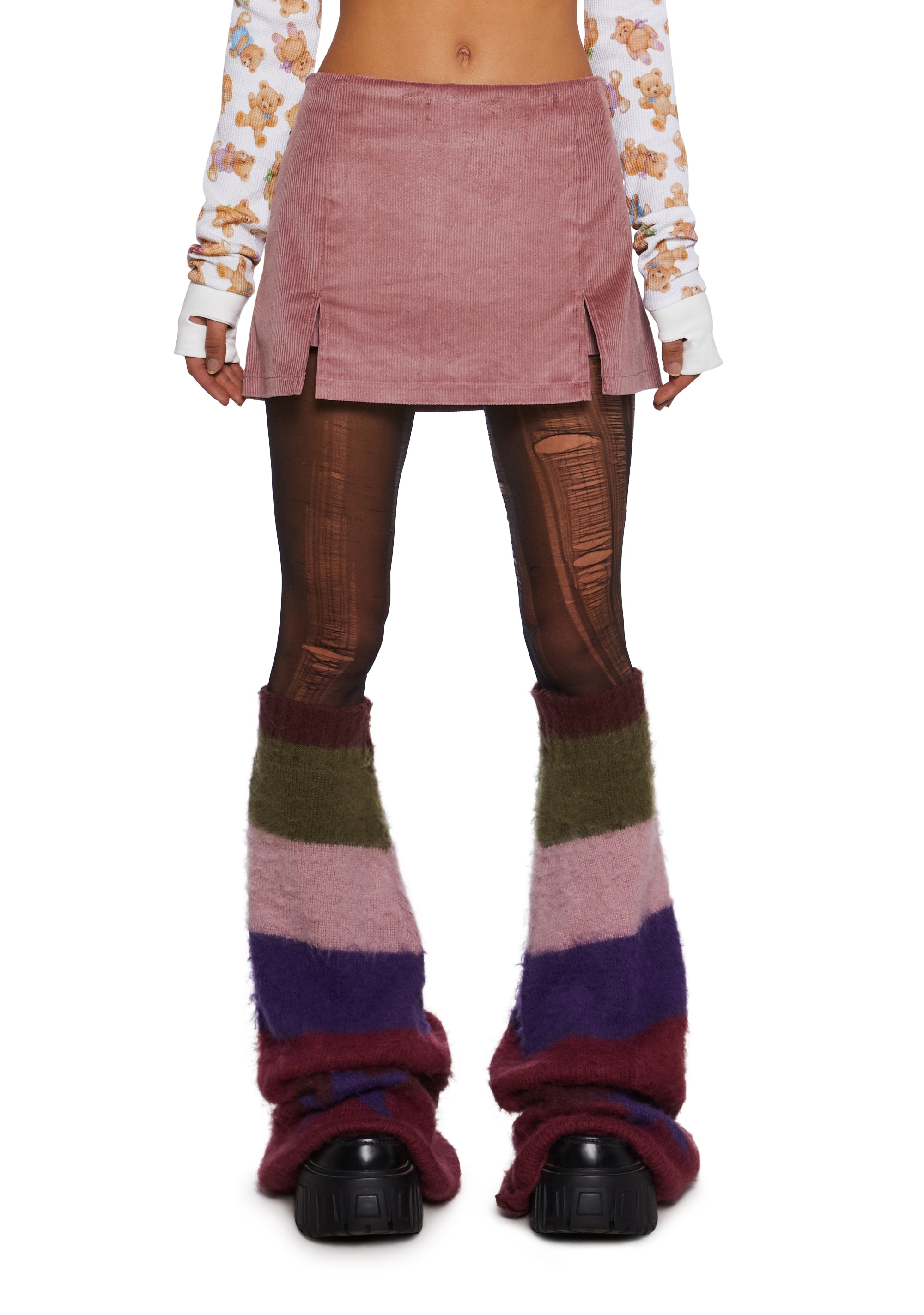 Delia's Corduroy Mini Skort - Pink – Dolls Kill