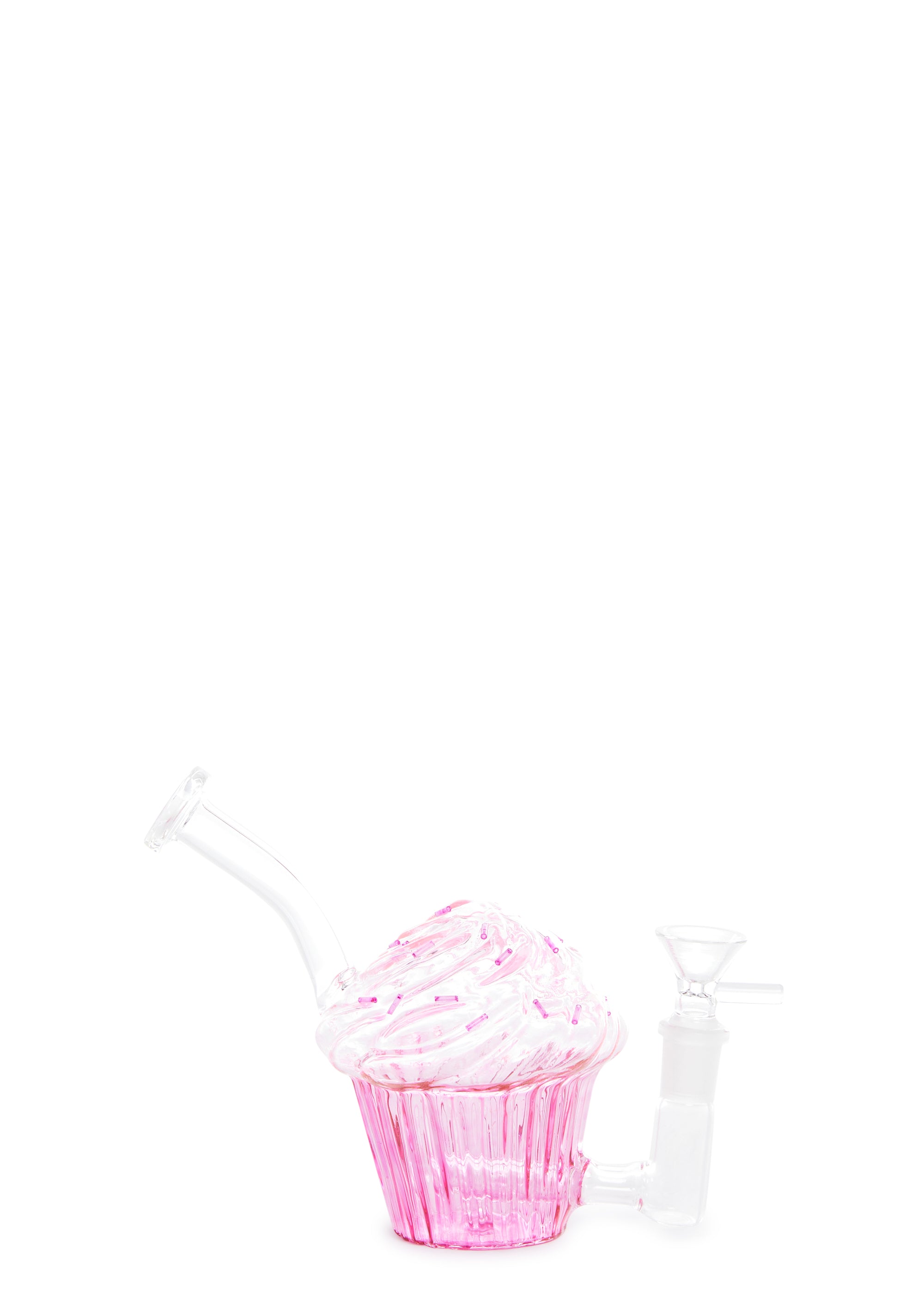 Dolls Home Cupcake Shaped Glass Bong - Pink – Dolls Kill