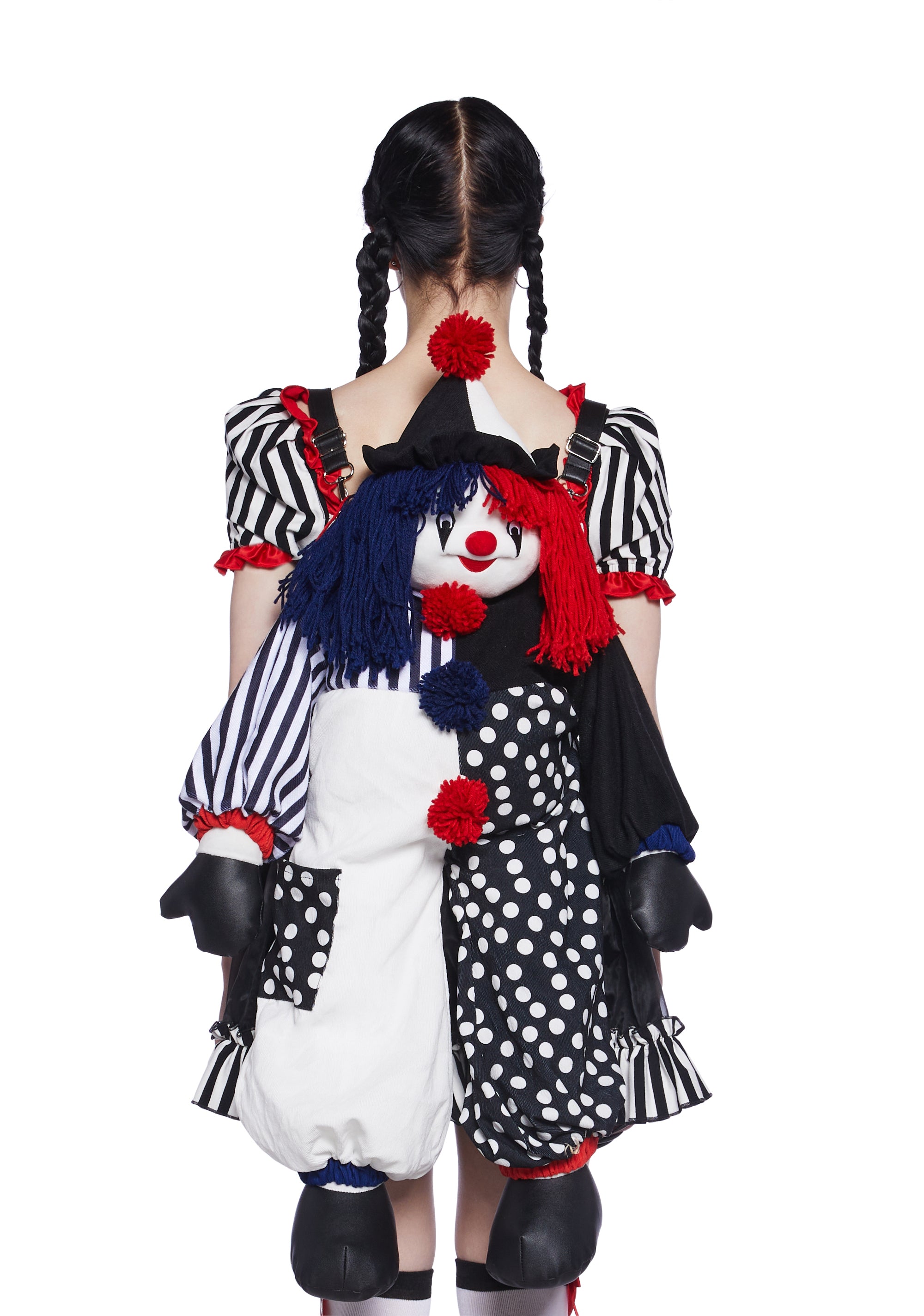 Trickz N' Treatz Yarn Clown Backpack - Black – Dolls Kill