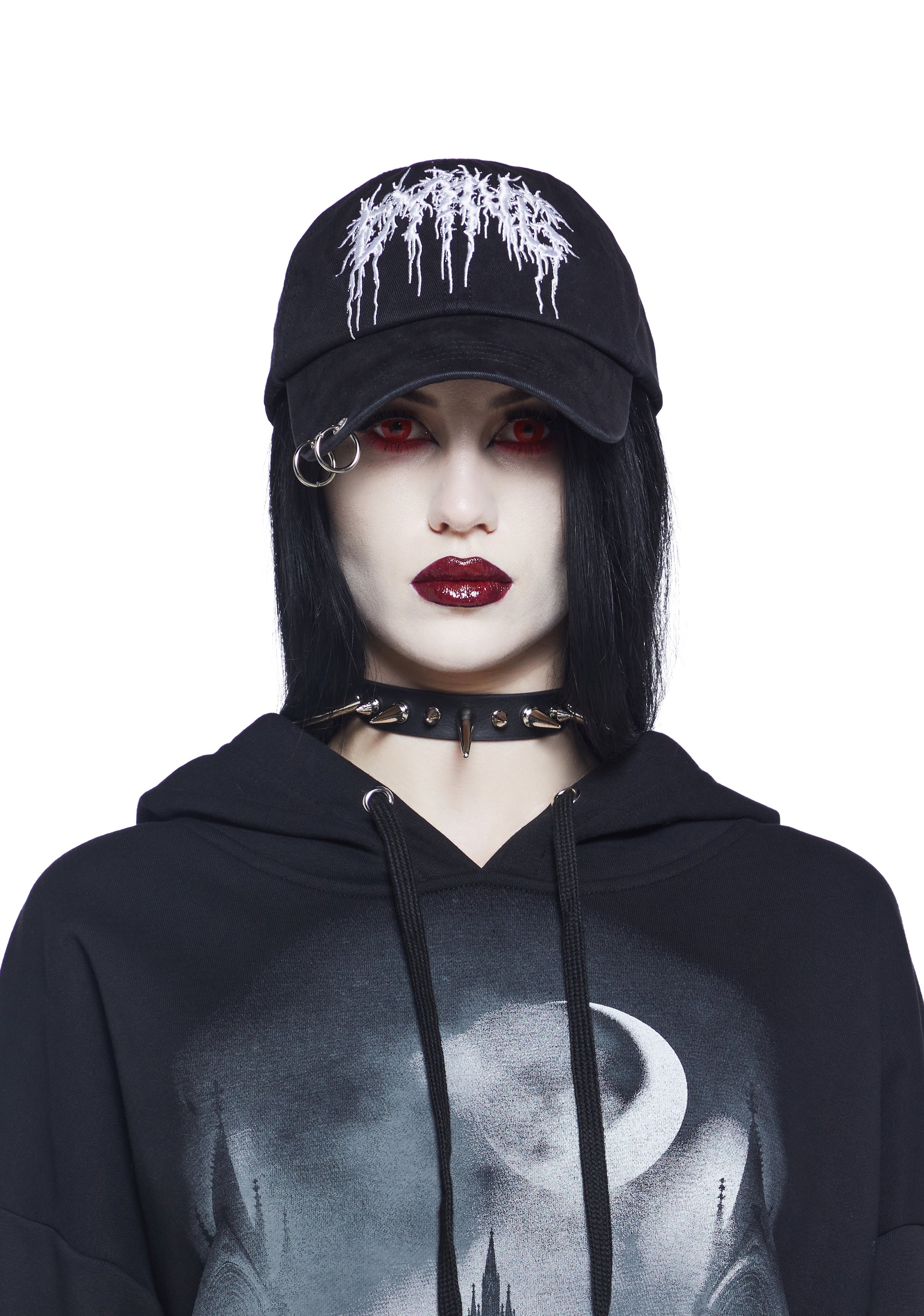 Embroidered Dying Hat – Dolls Kill