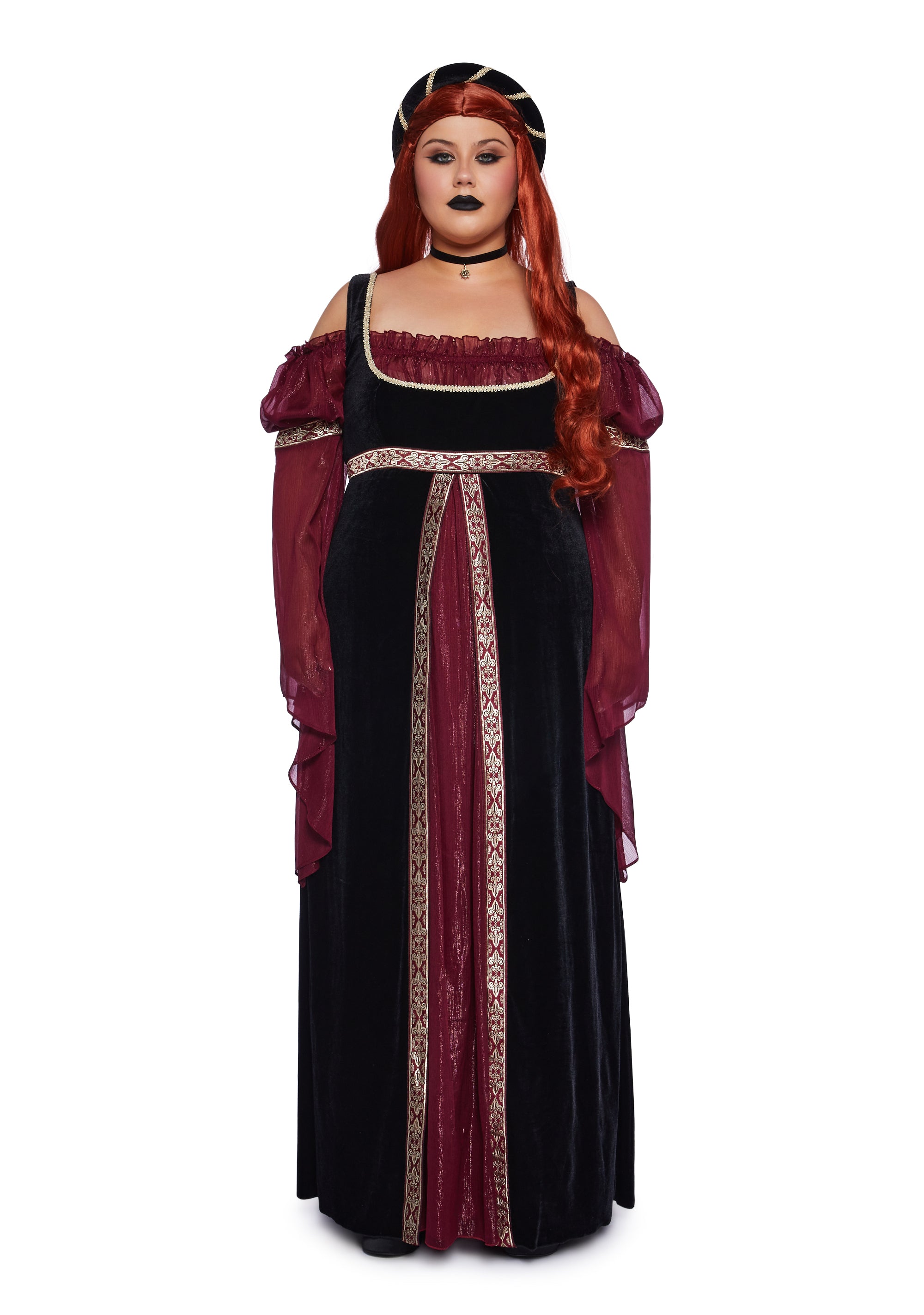 Plus Size Renaissance Medieval Ren Faire Princess Sexy Womans Halloween ...
