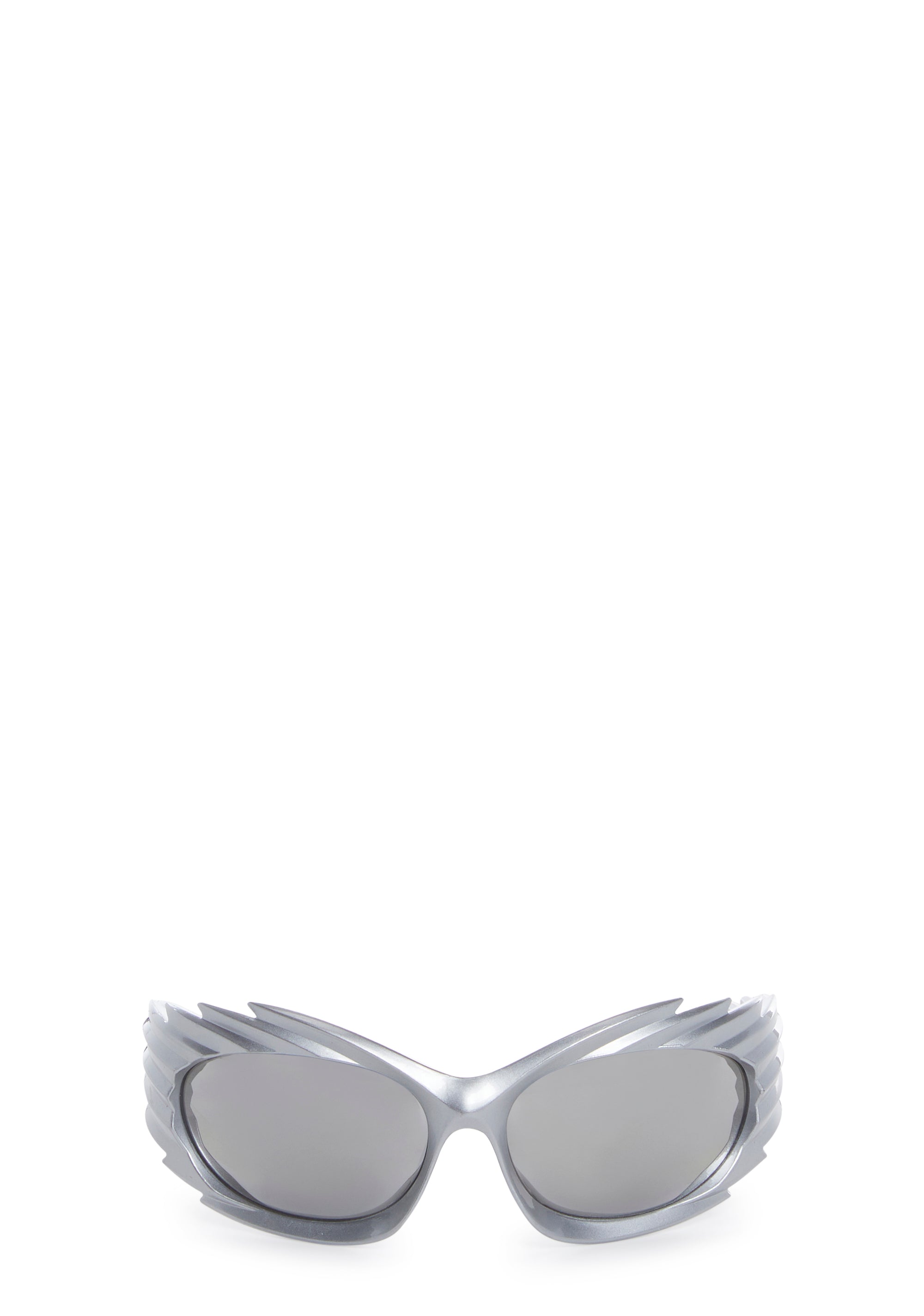 Jagged Shield Sunglasses 90s Y2K Skiing - Silver – Dolls Kill