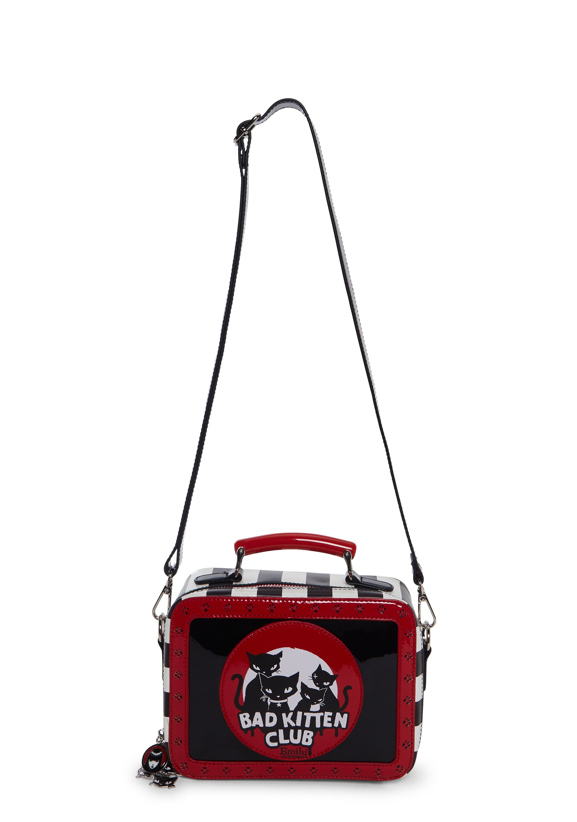 Dolls Kill x Emily The Strange Bad Kitten Retro 90s Lunch Box Crossbody ...