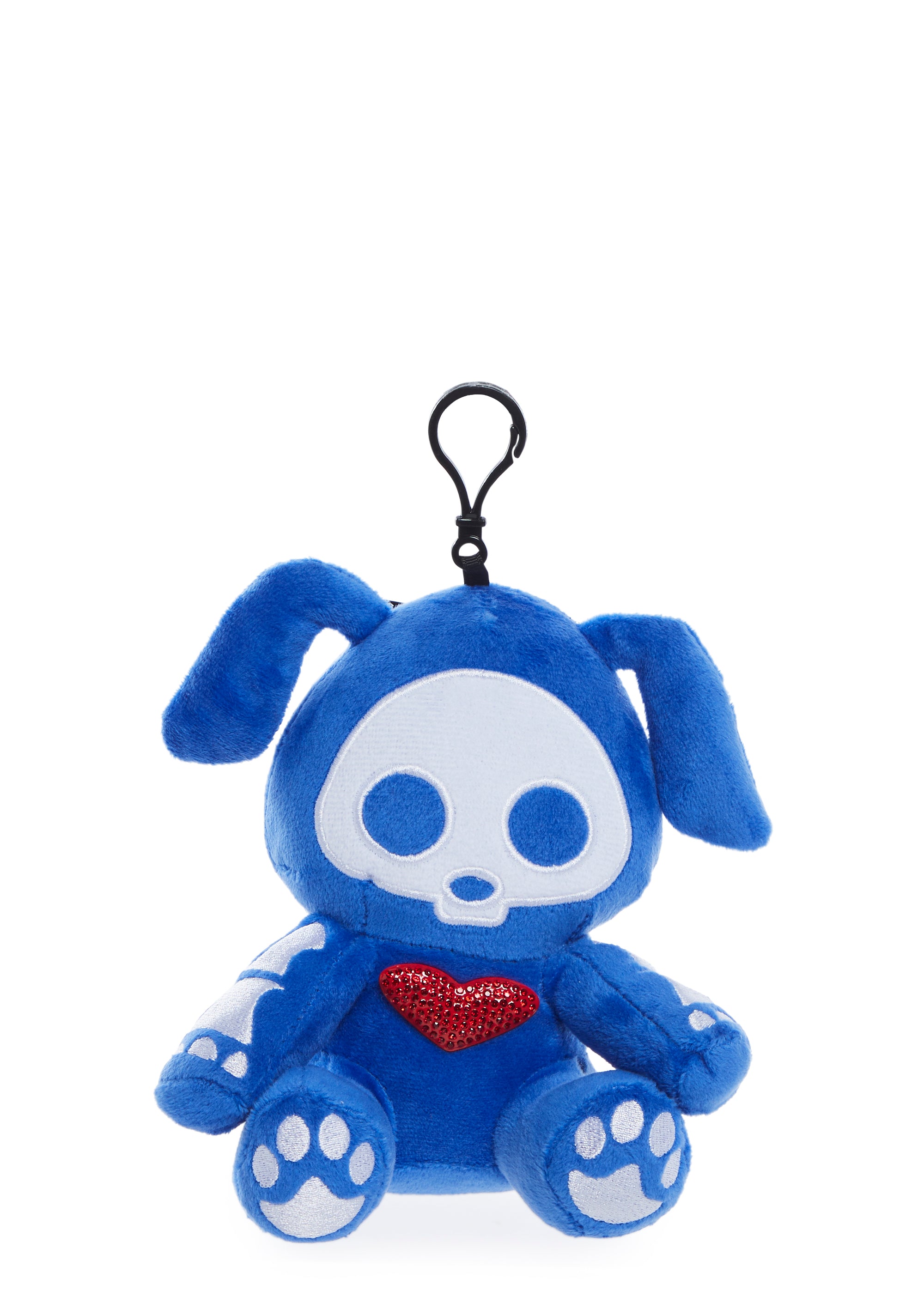 Dolls Kill x Skelanimals Dax Dog Plush Keychain - Blue