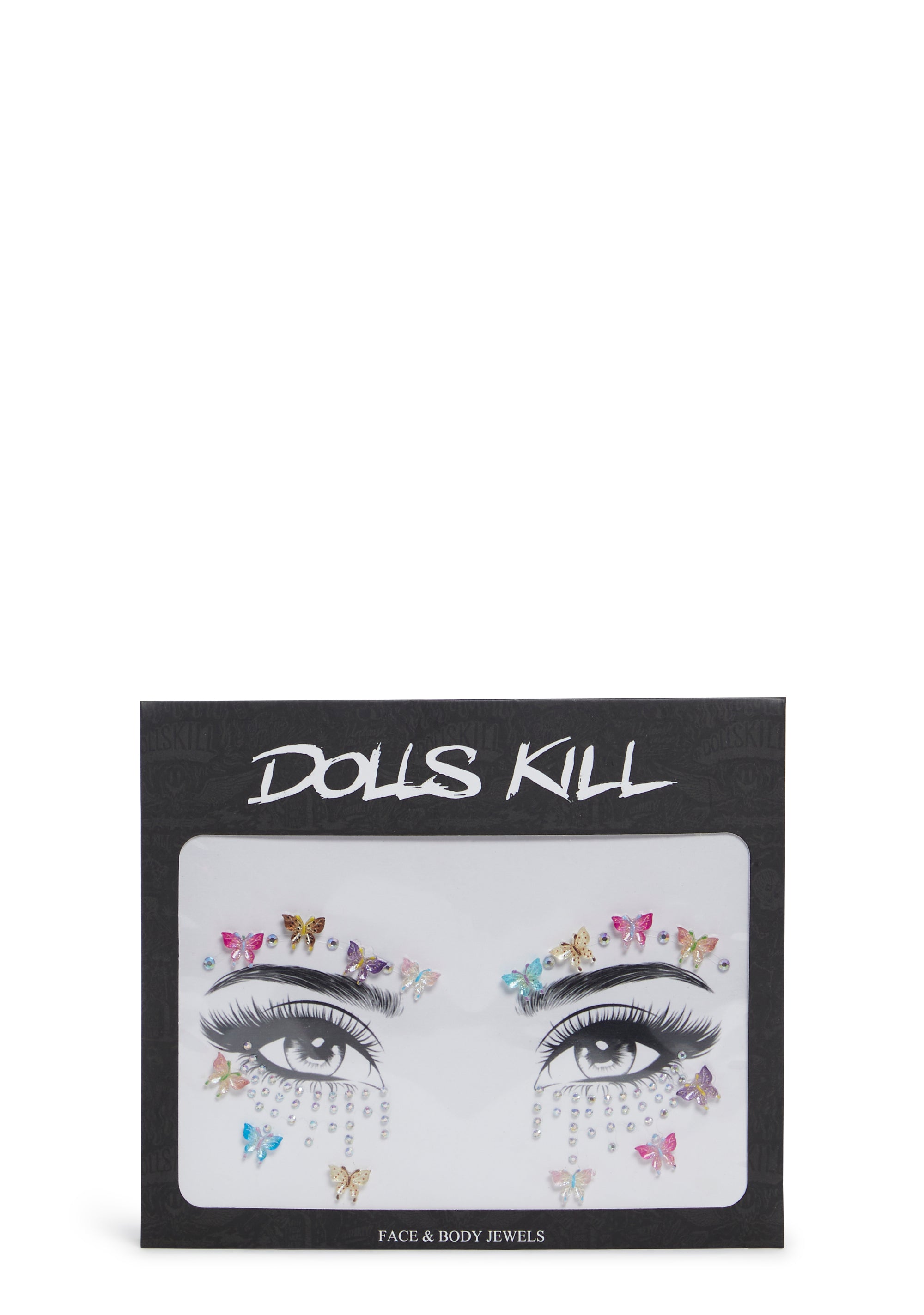 Multicolored Iridescent Butterfly Rhinestone Gemstone Halloween Costume ...