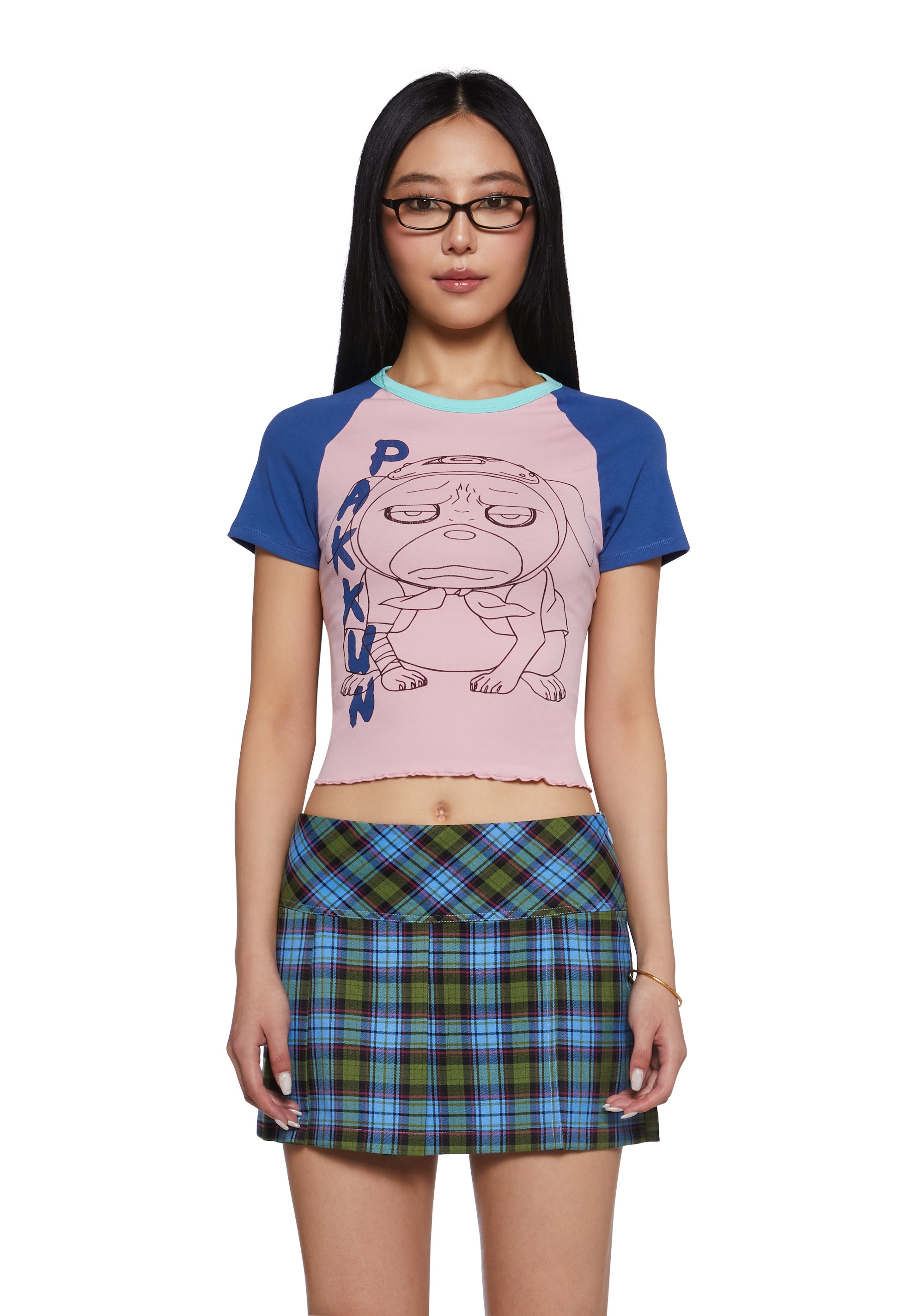Dolls Kill x NARUTO SHIPPUDEN Pakkun Pug Graphic Print Raglan ...