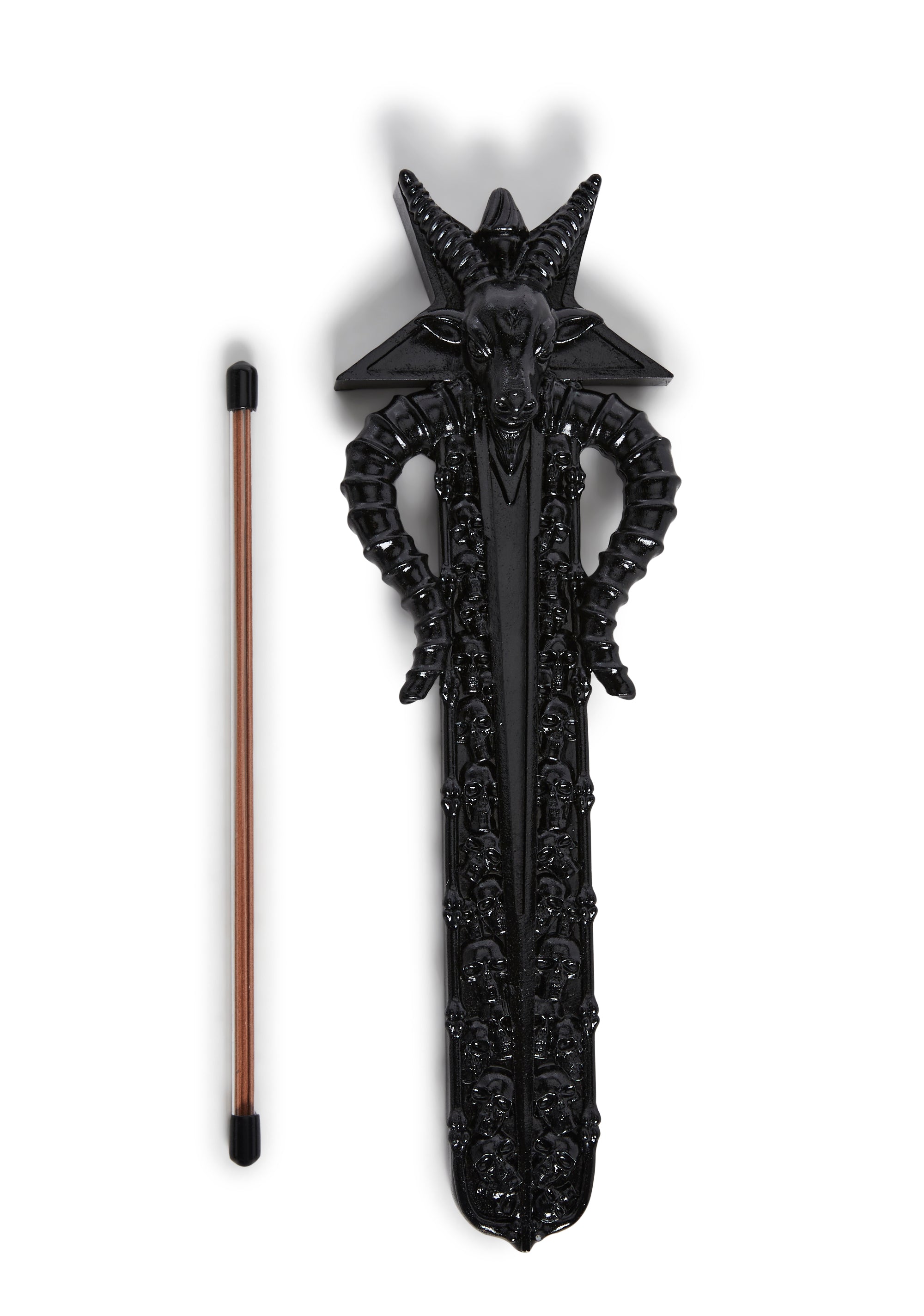 Baphomet Goth Cult Incense Holder And Incense - Black – Dolls Kill