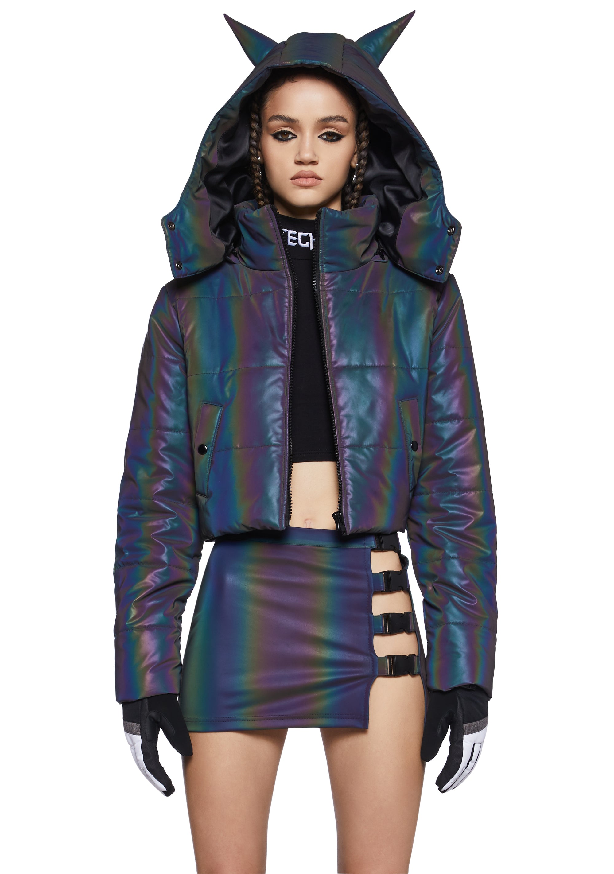 Night Savage Signalz Reflective Jacket (Brooklyn) – Dolls Kill
