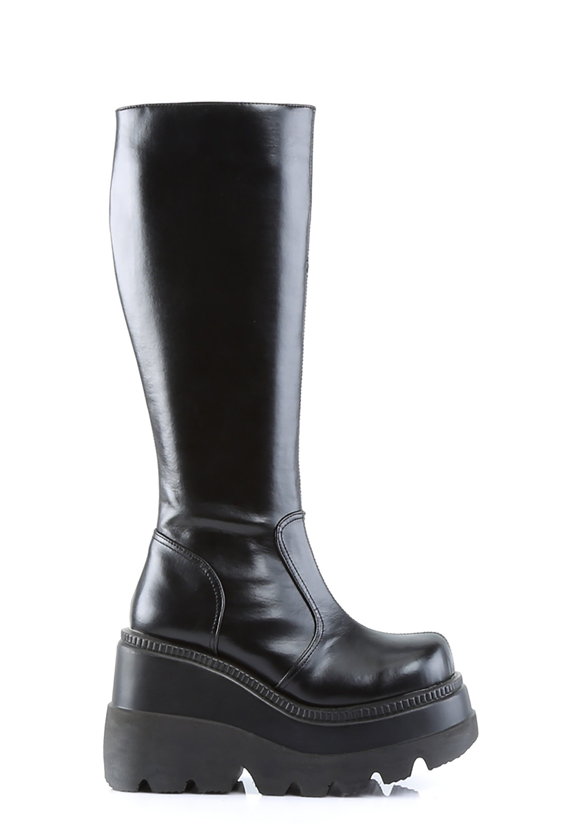 Shaker-100 Platform Knee High Boots – Dolls Kill
