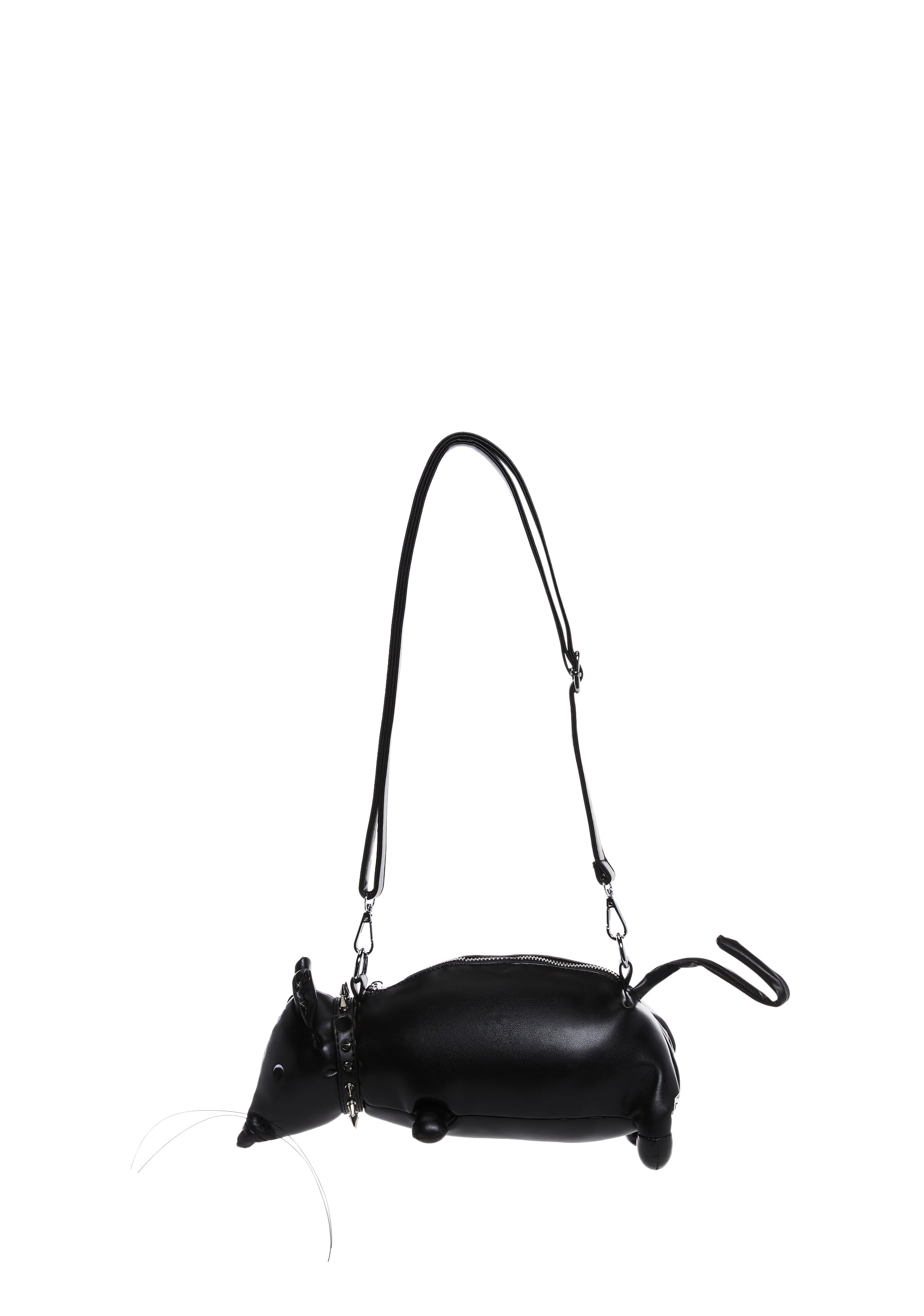 Widow Vegan Leather Rat Crossbody Purse - Black – Dolls Kill