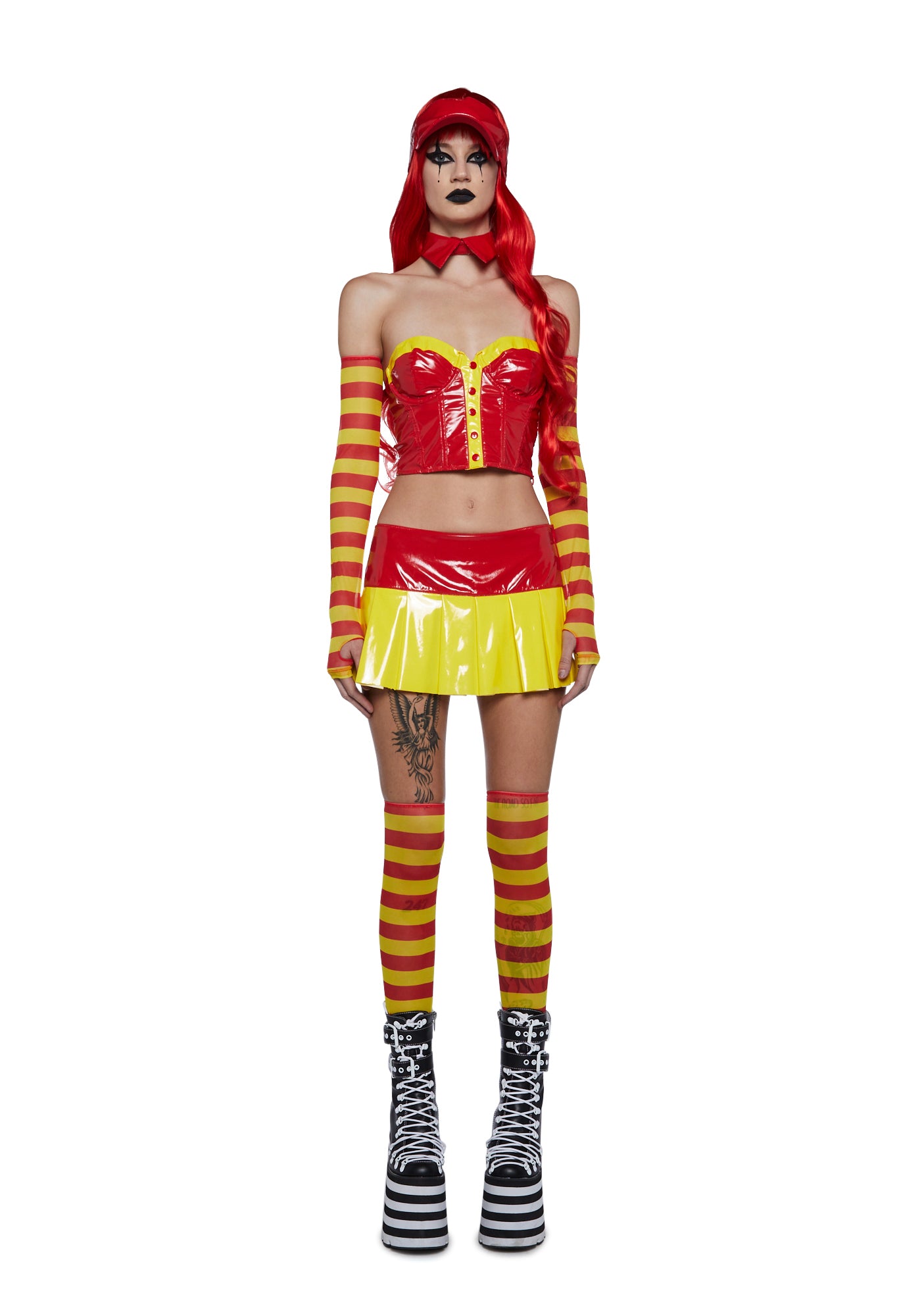 Trickz N Treatz Sexy Fast Food McDonald's Costume - Red/Yellow – Dolls Kill