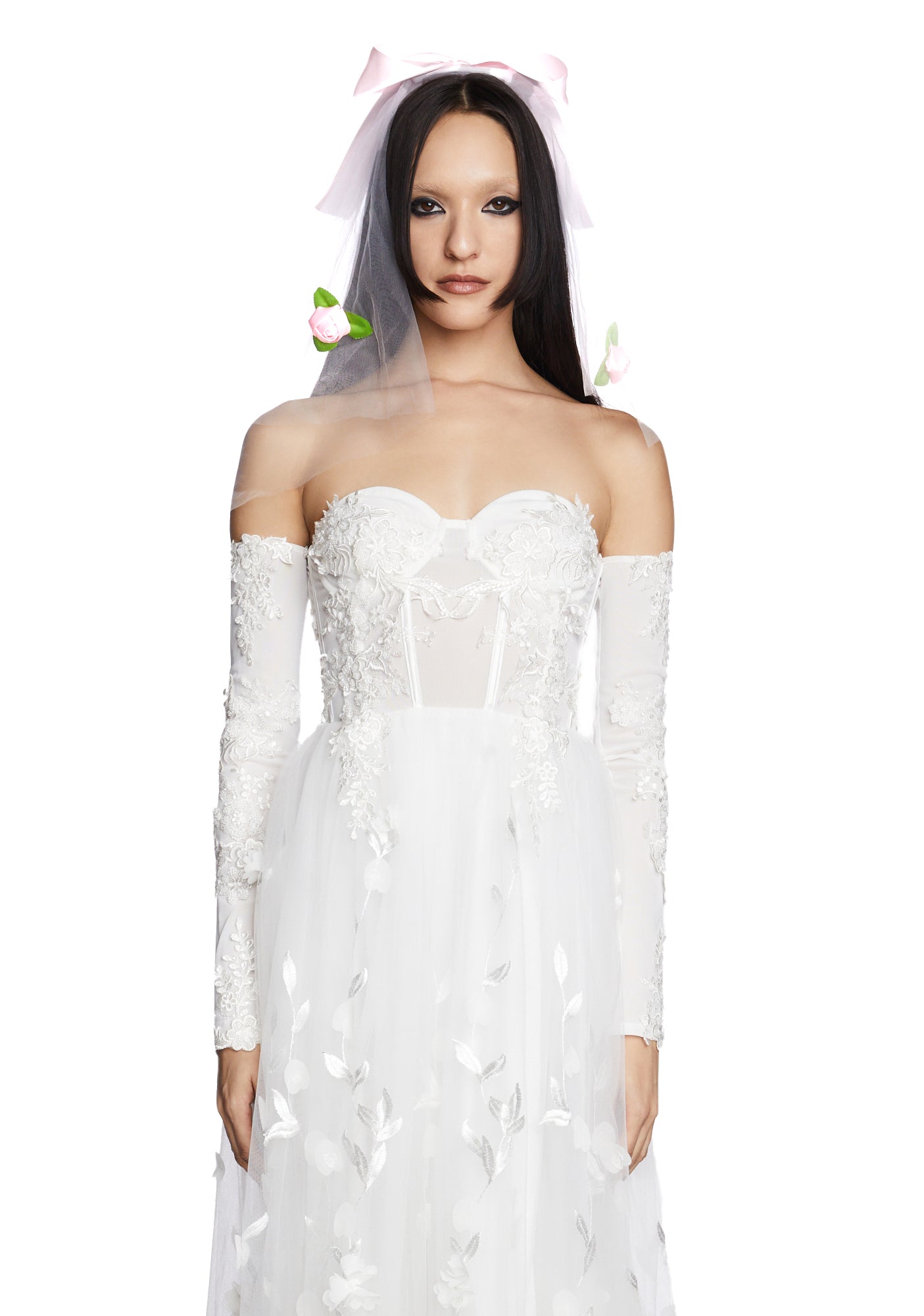 Rosebud Flower Hair Pins - Pink – Dolls Kill