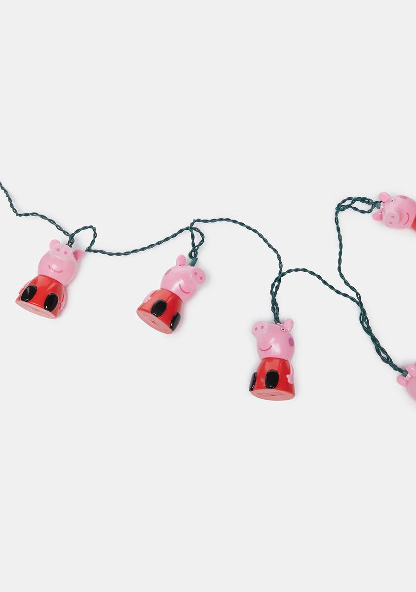 Peppa Pig String Lights - Pink/Red – Dolls Kill