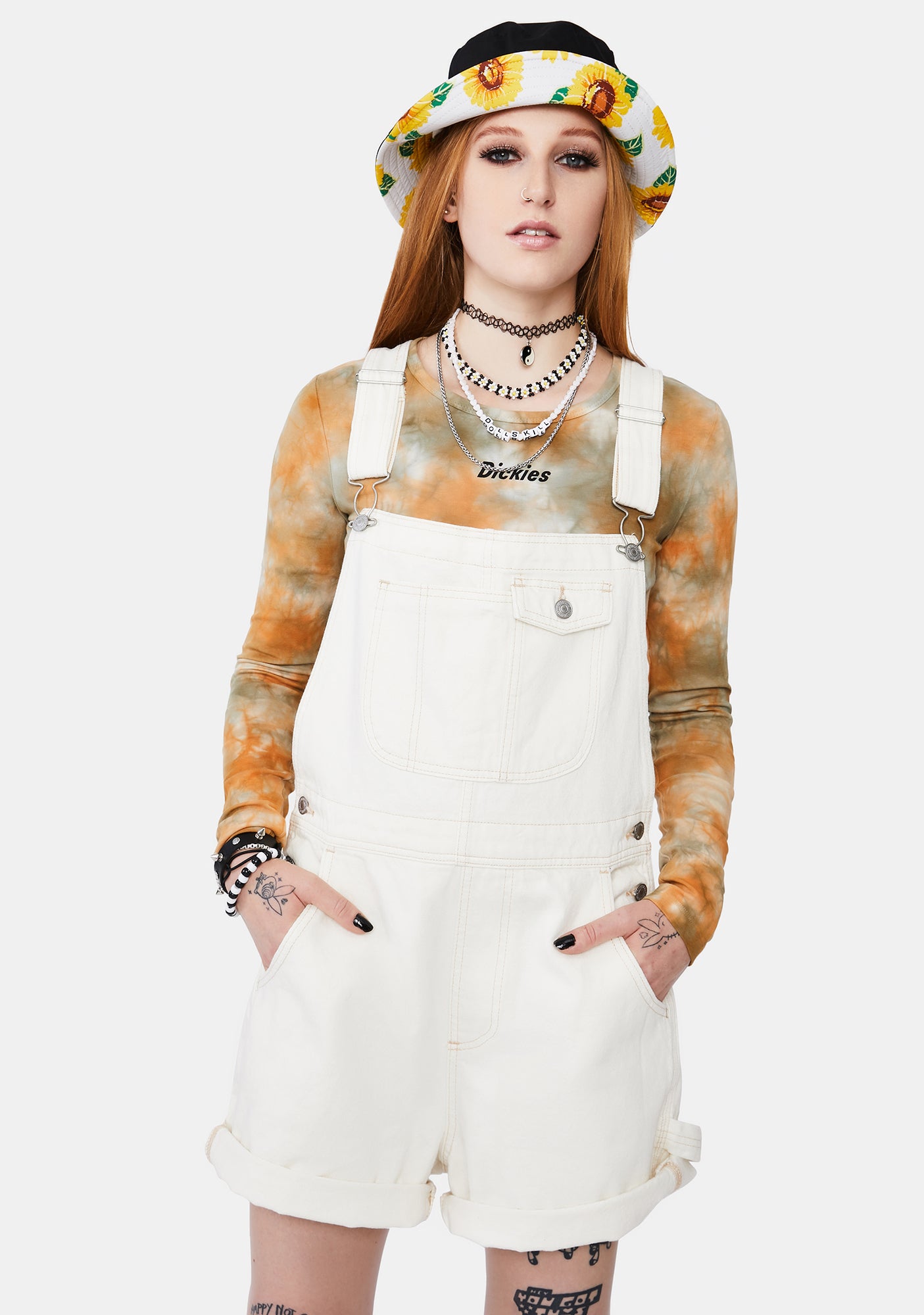 Vintage Utility Denim Shortalls – Dolls Kill