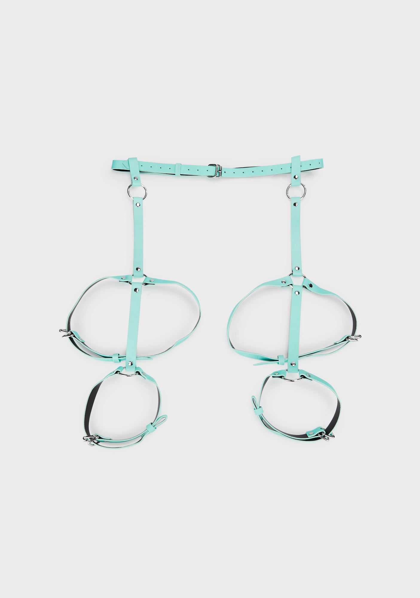 Glow In The Dark Leg Harness Set - Green – Dolls Kill