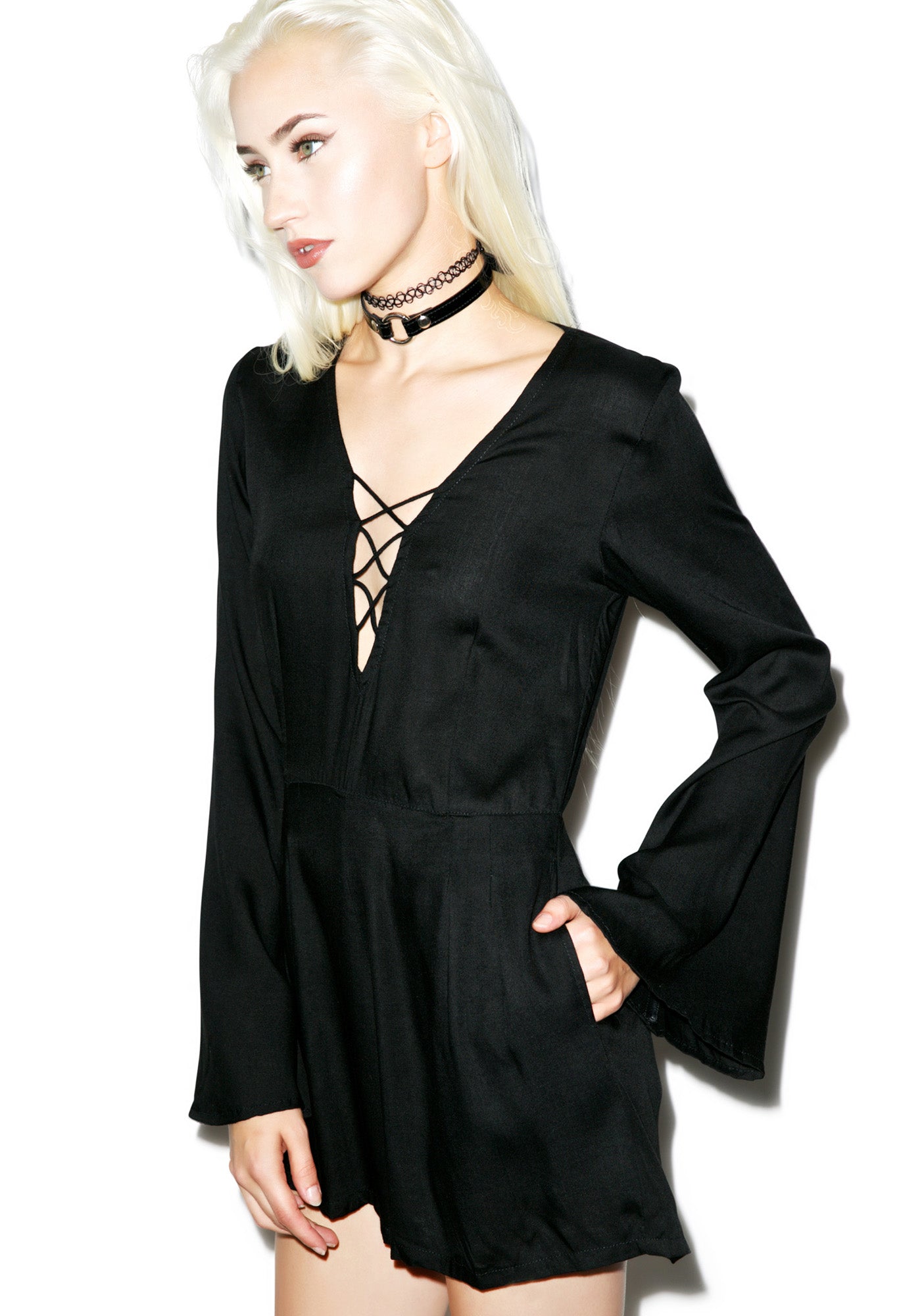 Leam Playsuit – Dolls Kill
