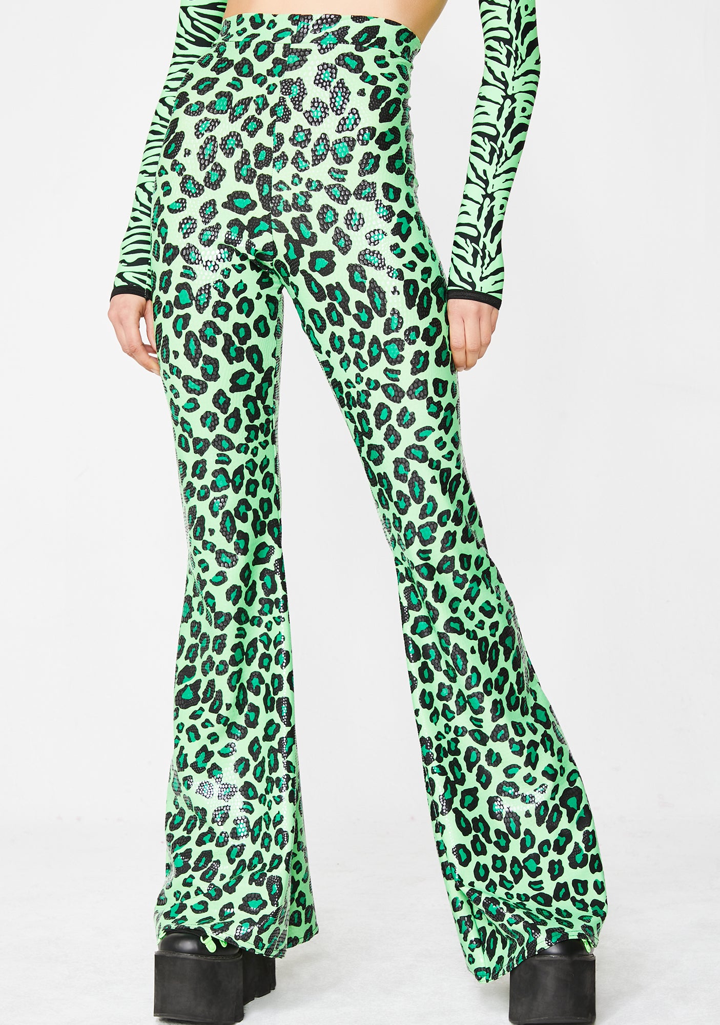 Jungle Cat Farrah Flares – Dolls Kill