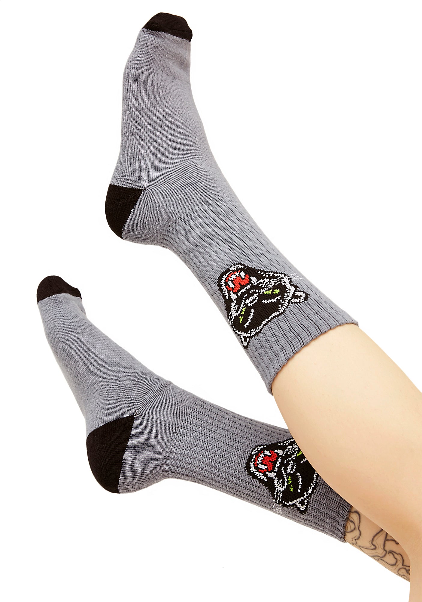 Panther Crew Socks – Dolls Kill