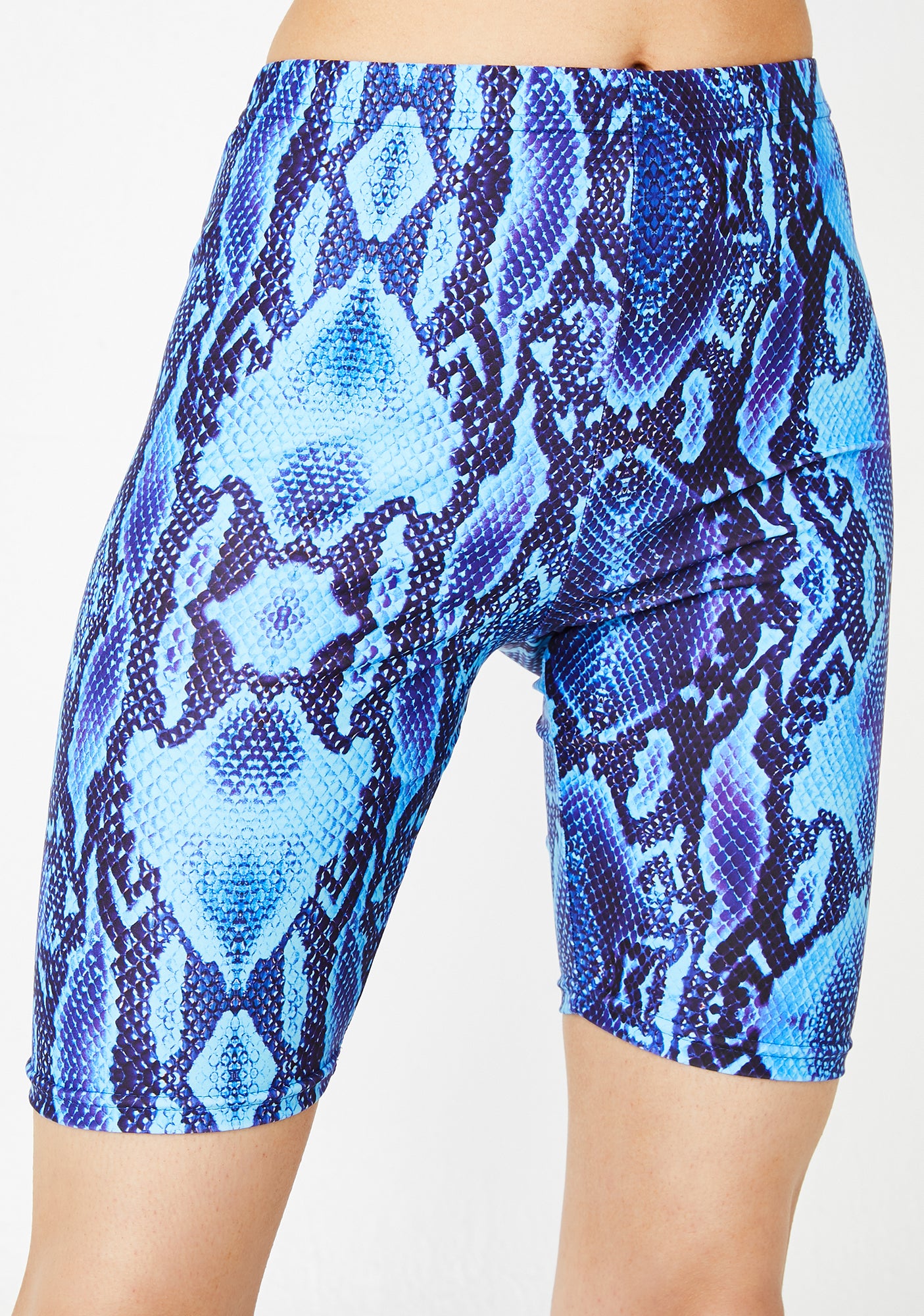 Blue Viper Biker Shorts – Dolls Kill