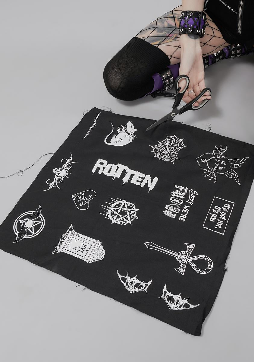 Widow Goth Cut Out Patch Set – Dolls Kill