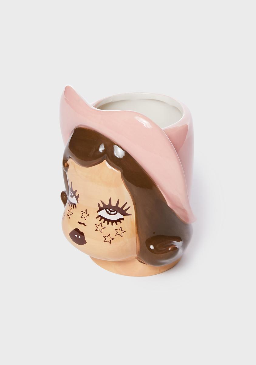 Valfre Maria Ceramic Planter - Multi – Dolls Kill