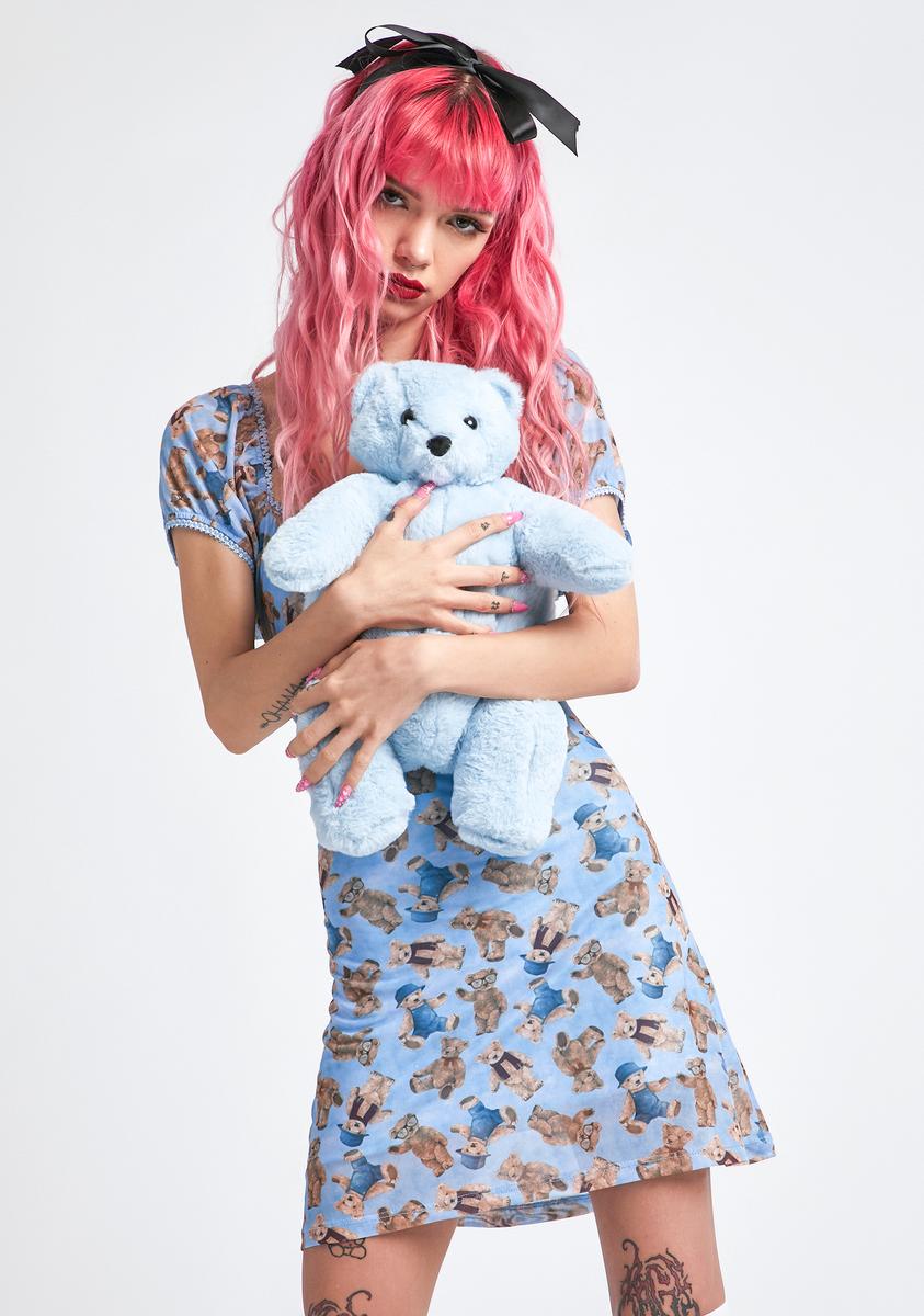 Delia’s Teddy Bear Backpack - Blue – Dolls Kill